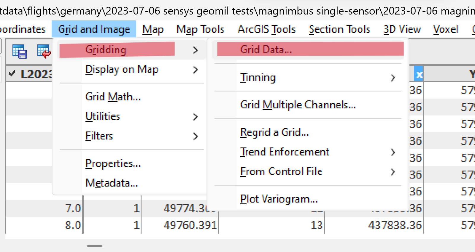 Magnetometer data processing using Oasis montaj: crash course