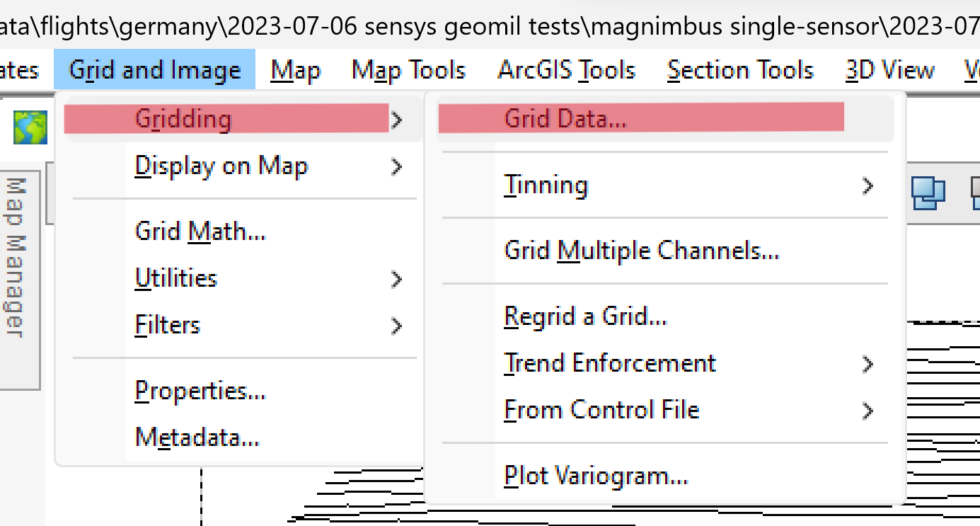 Magnetometer data processing using Oasis montaj: crash course
