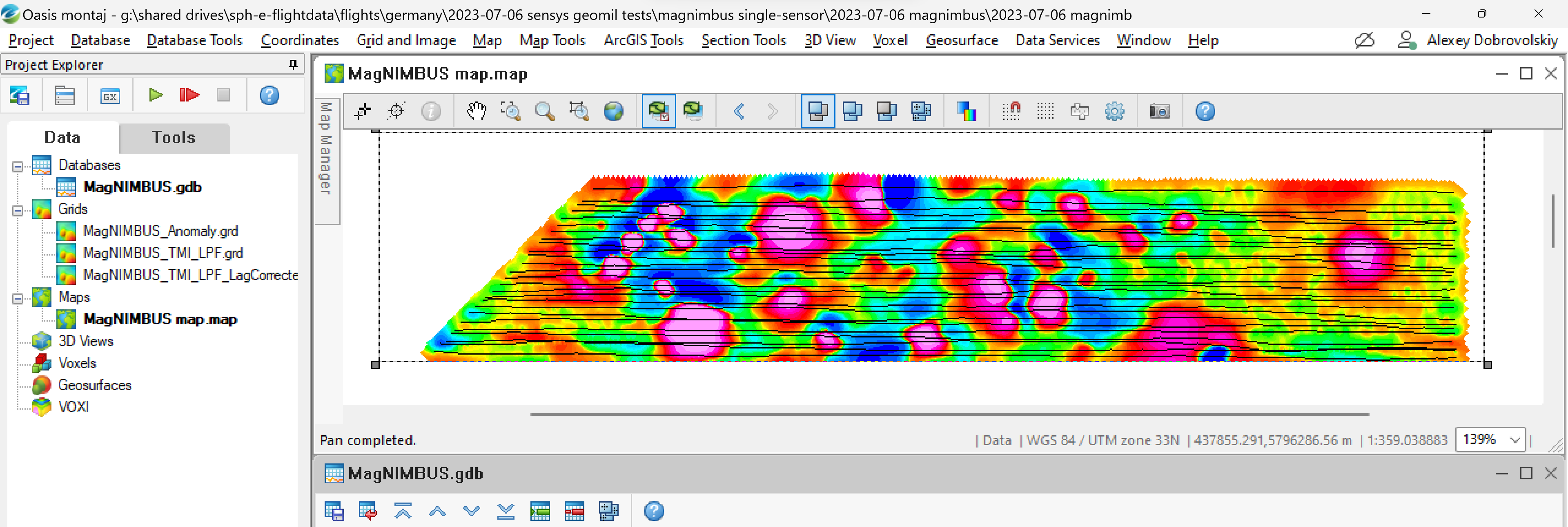 Magnetometer data processing using Oasis montaj: crash course