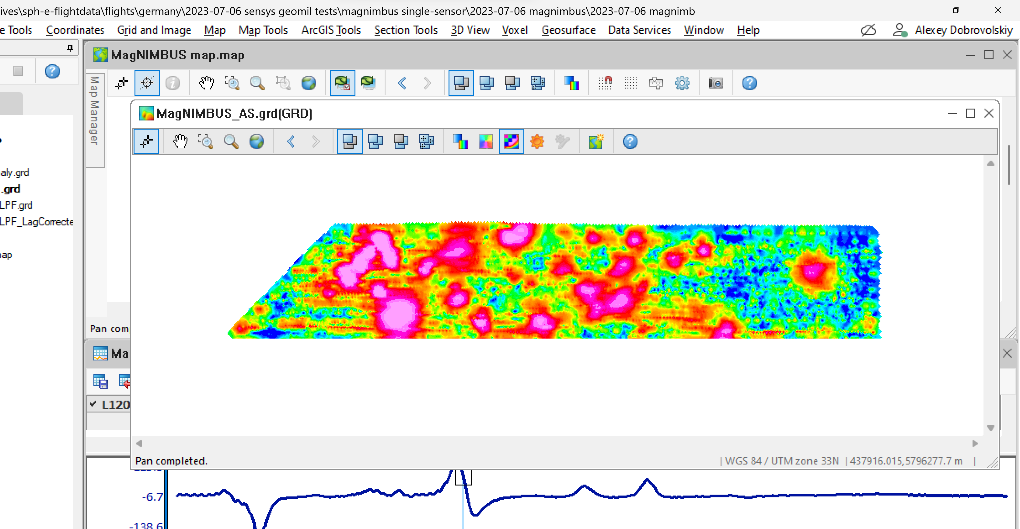 Magnetometer data processing using Oasis montaj: crash course
