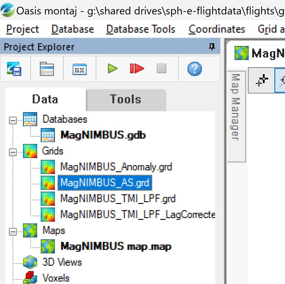 Magnetometer data processing using Oasis montaj: crash course