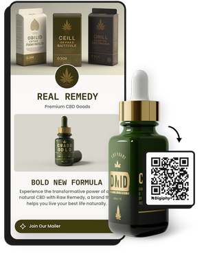 Digiphy QR Code for Cannabis