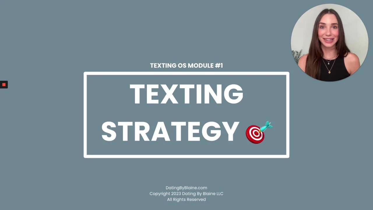 Blaine's Texting Operating System Course