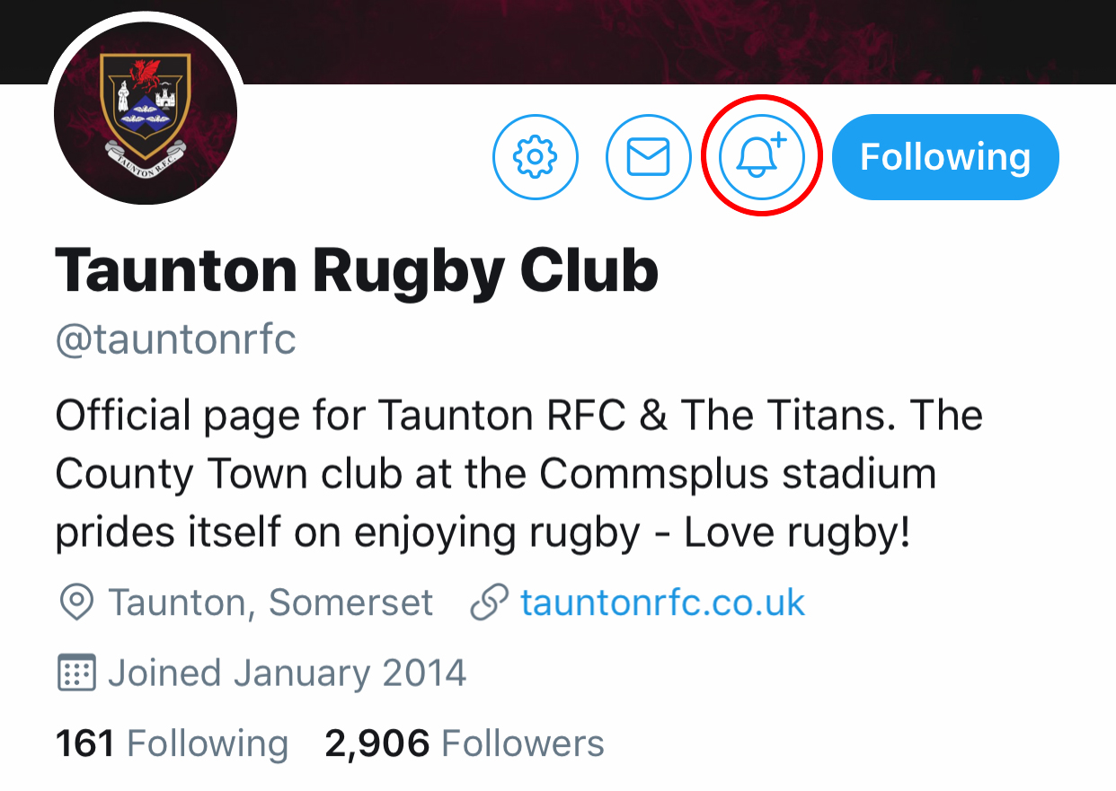 Want live game updates? | Taunton Rugby Club