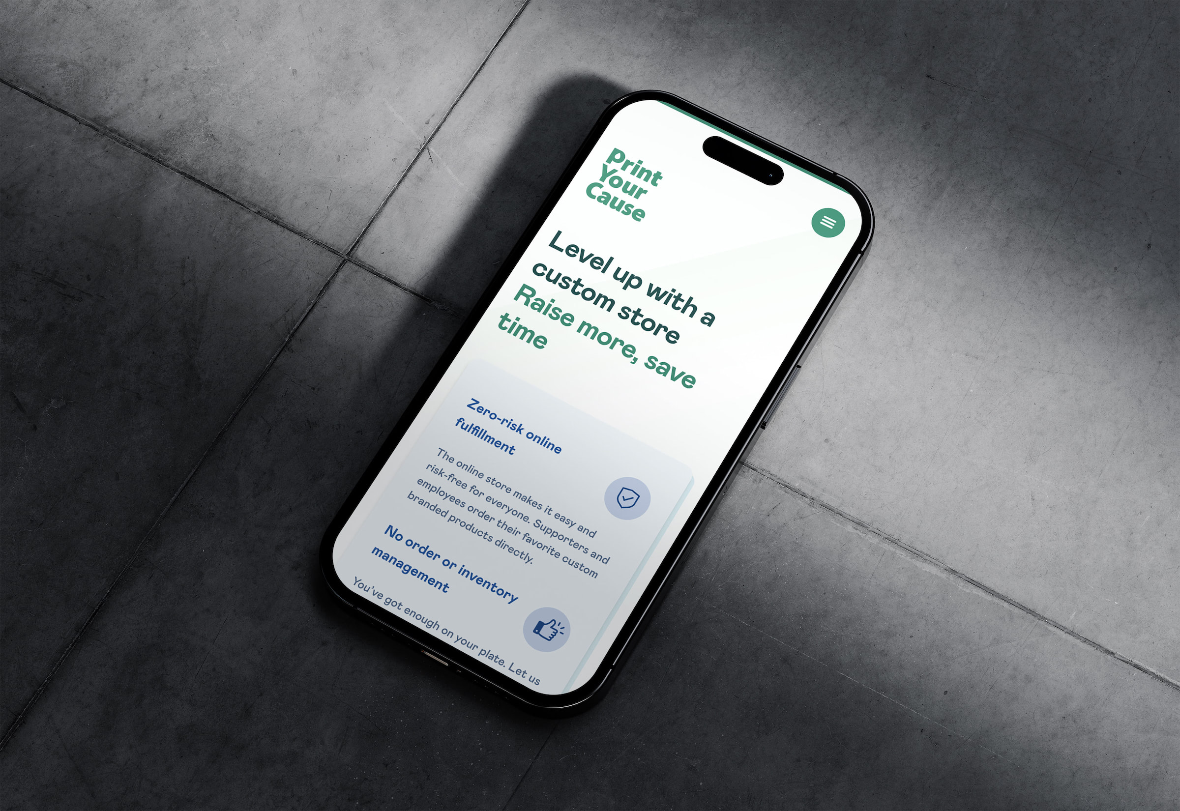 Print Your Cause - Non-Profit Website Case Study | Magnet