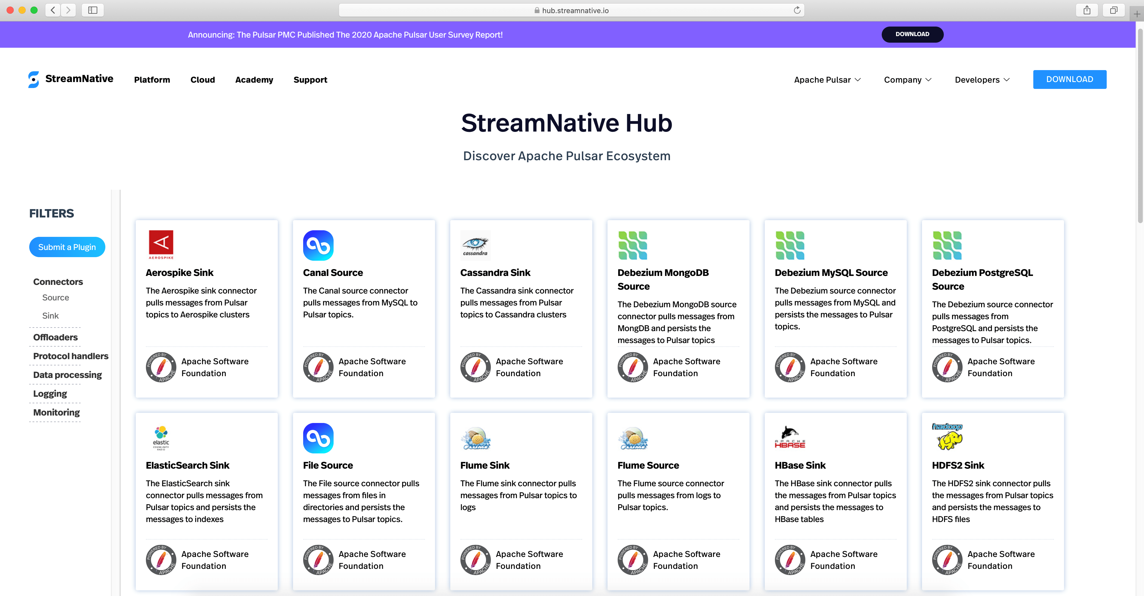 Introducing StreamNative Hub — Extend Pulsar Capabilities with Rich Integrations