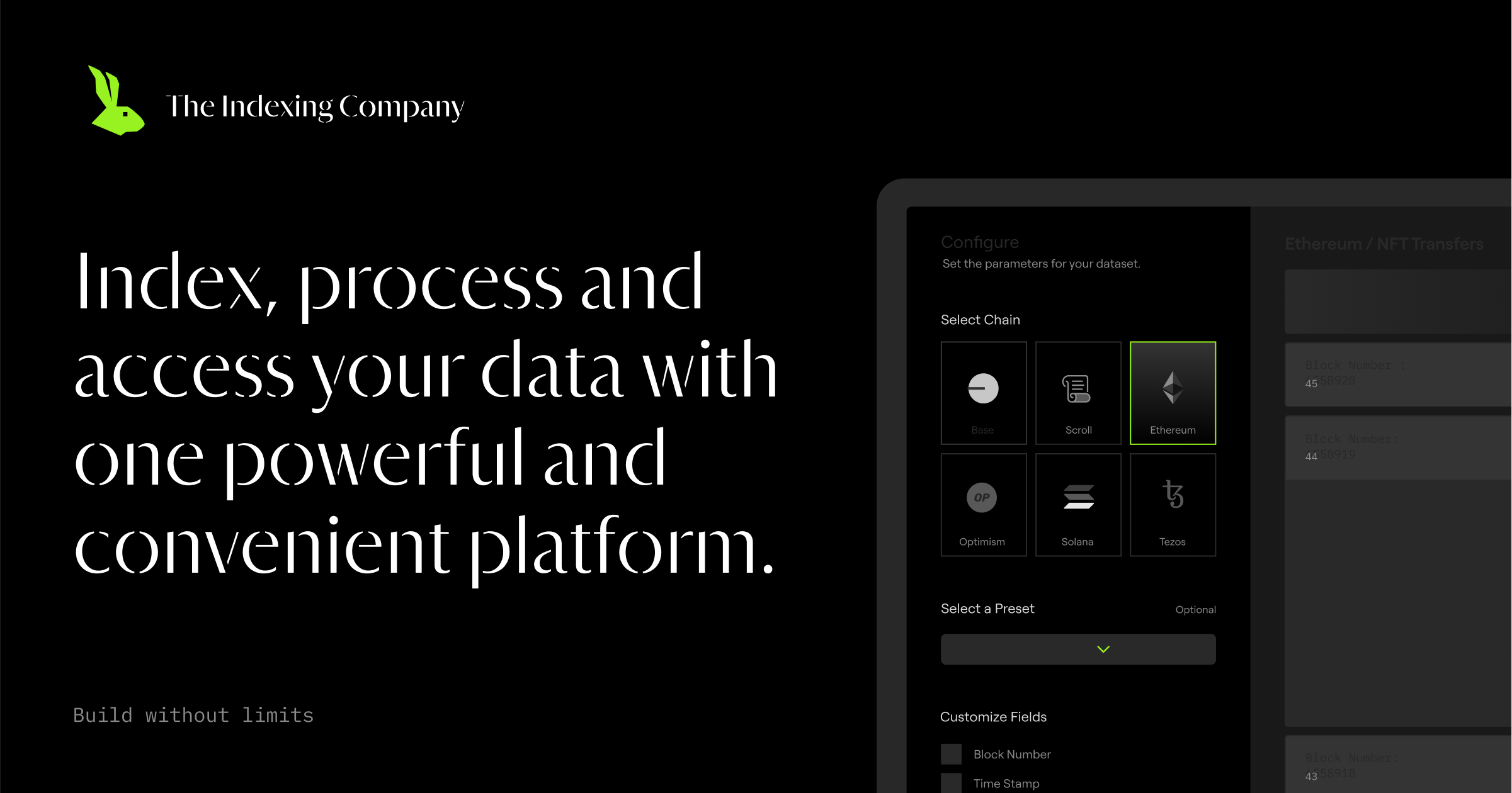 Indexing Co | Build Without Limits