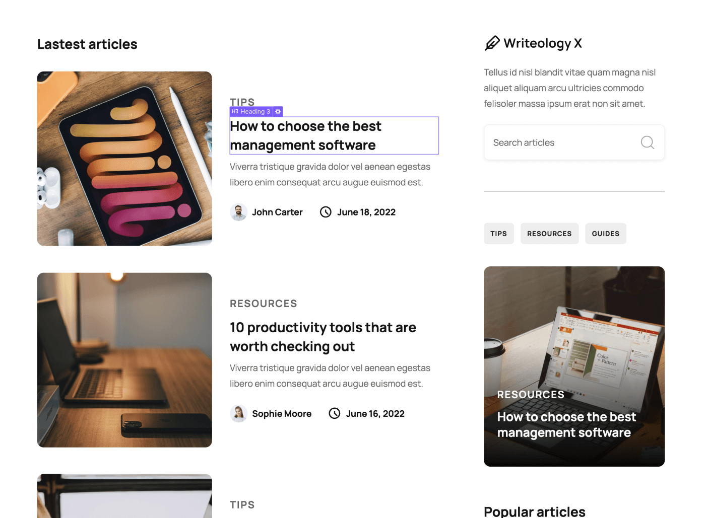 Start Here - Writeology X - Webflow Memberships Website template