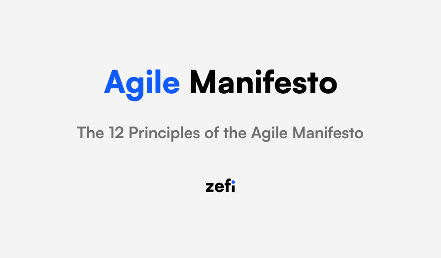 What are the 12 Agile Principles?
