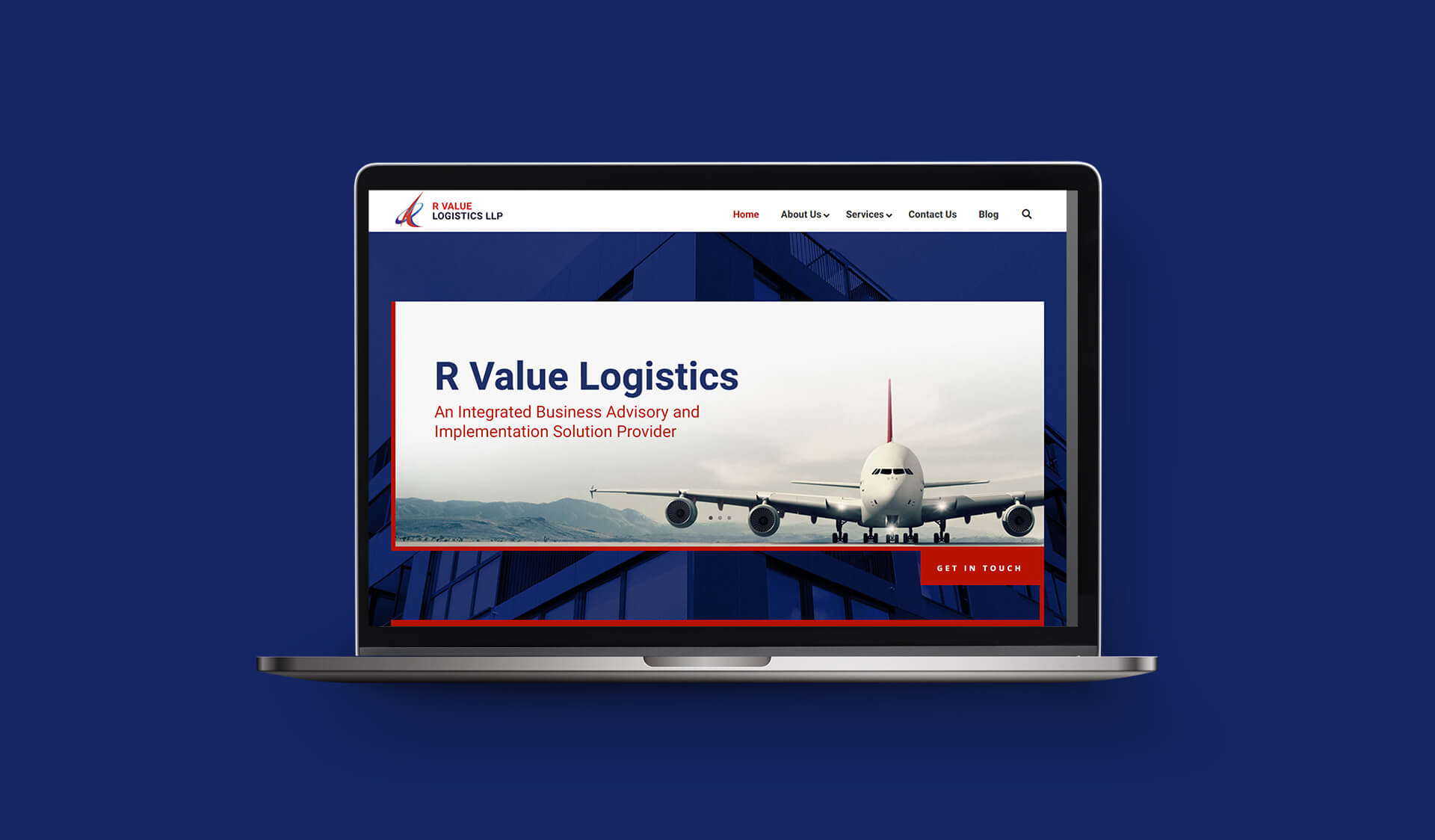 R Value Logistics new website design and developed by Parashift