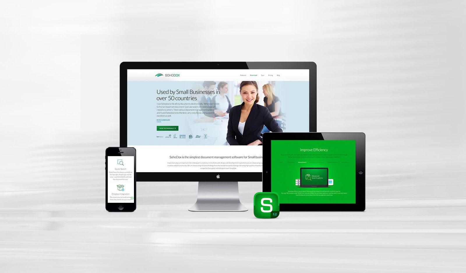 Sohodox new website design and developed by Parashift