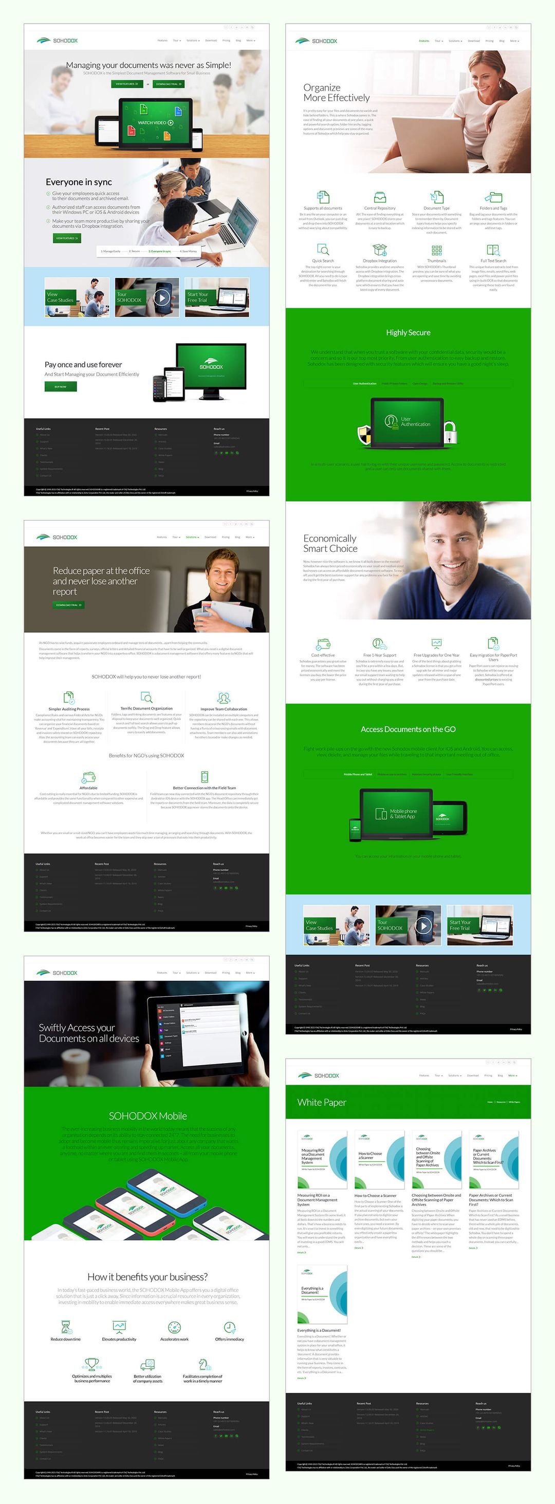 Sohodox new website design and developed by Parashift