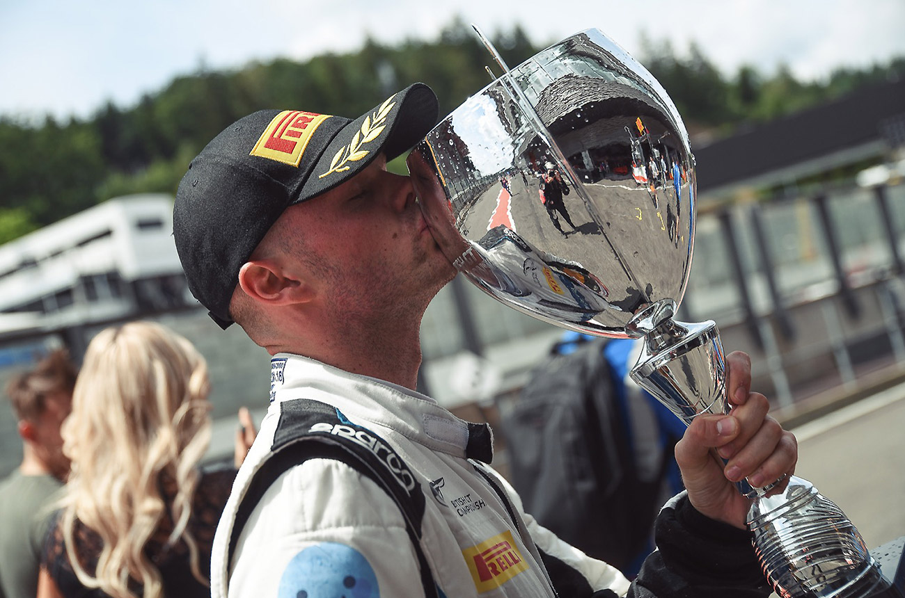 Optimum racer Ollie Wilkinson receives the BRDC Rising Star accolade ...