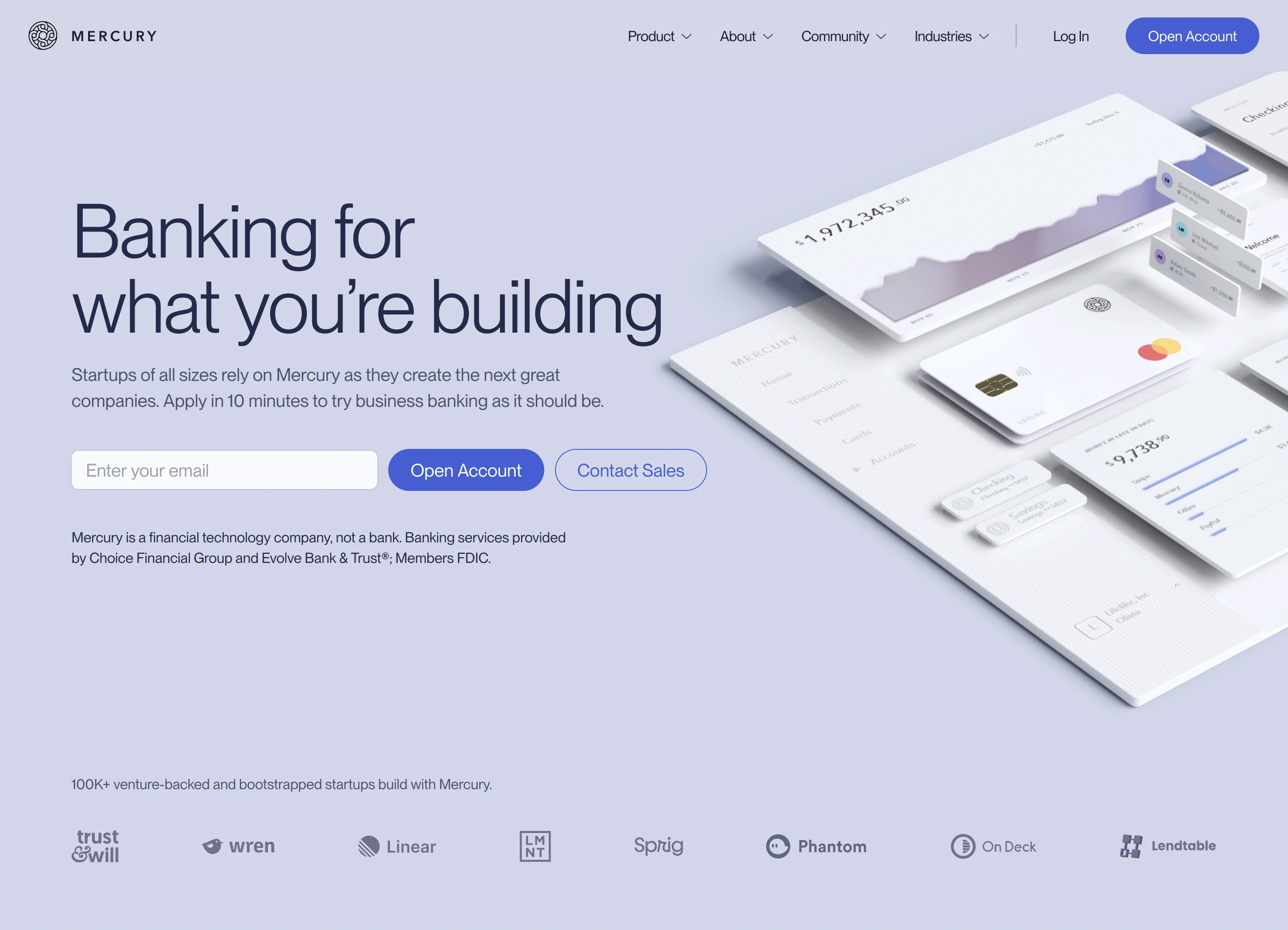 Mercury Home Page Section Hero | Hero Section Design Design