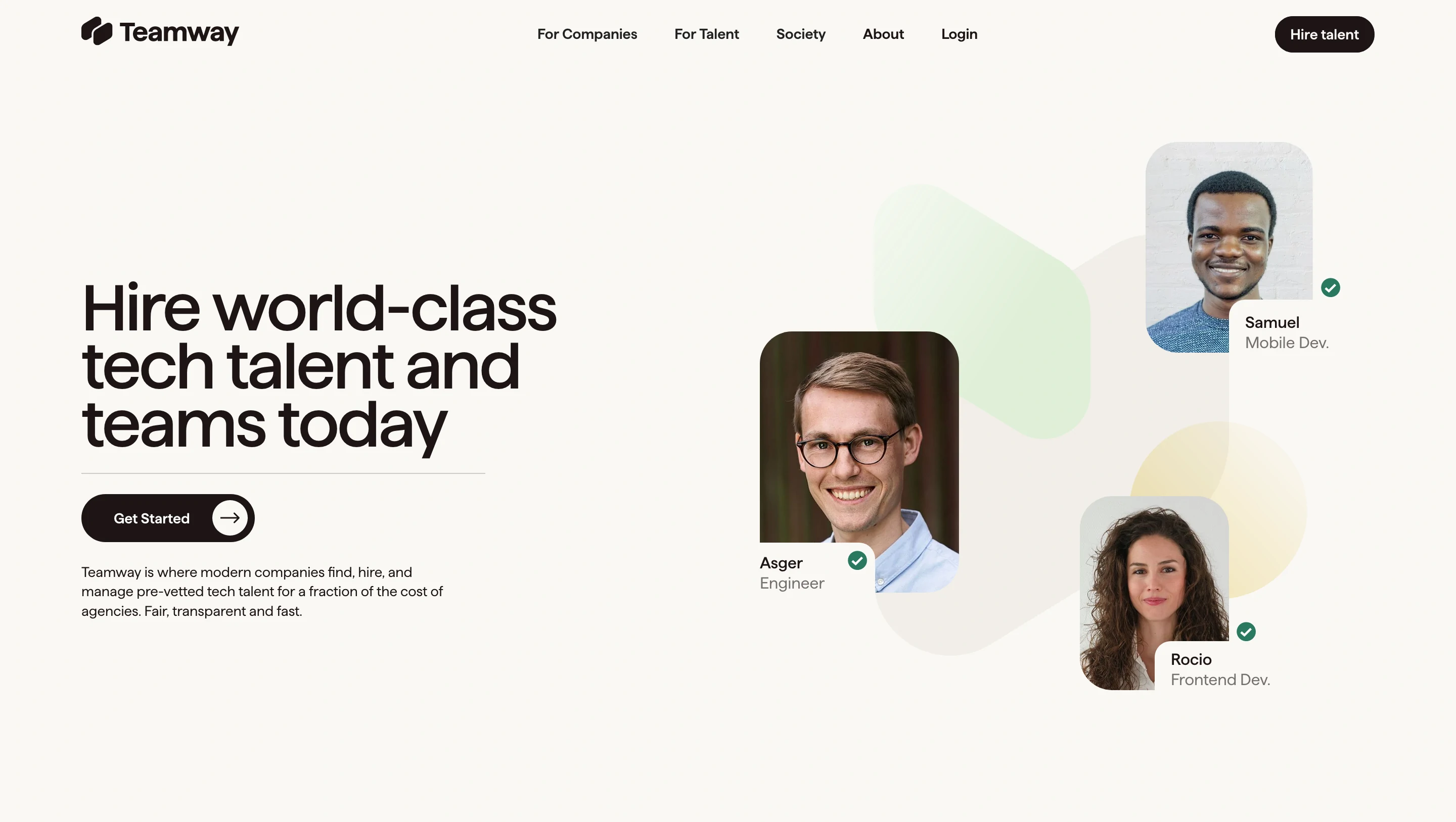 Teamway Home Page Section Hero | Hero Section Design Design