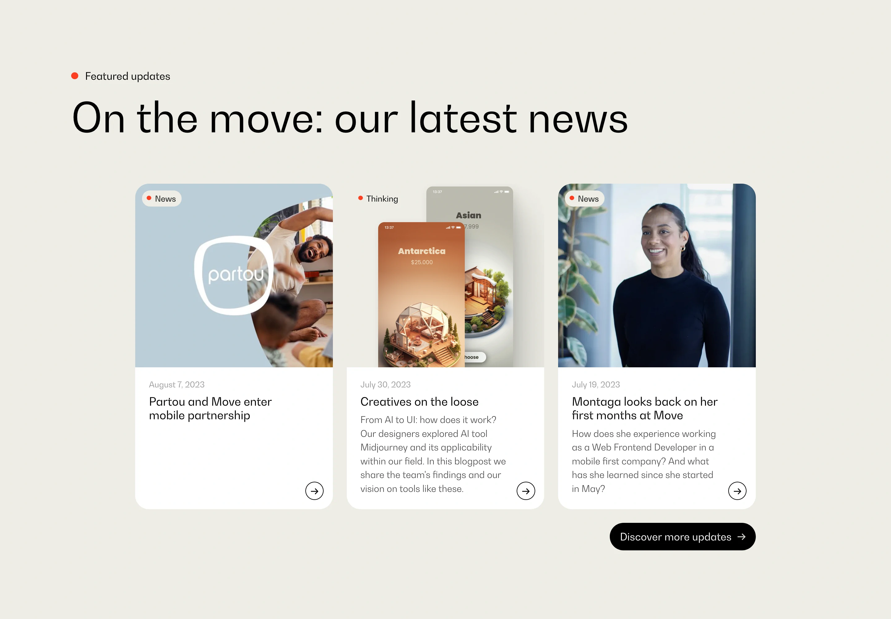 Blog Section Design Inspiration - Unsection