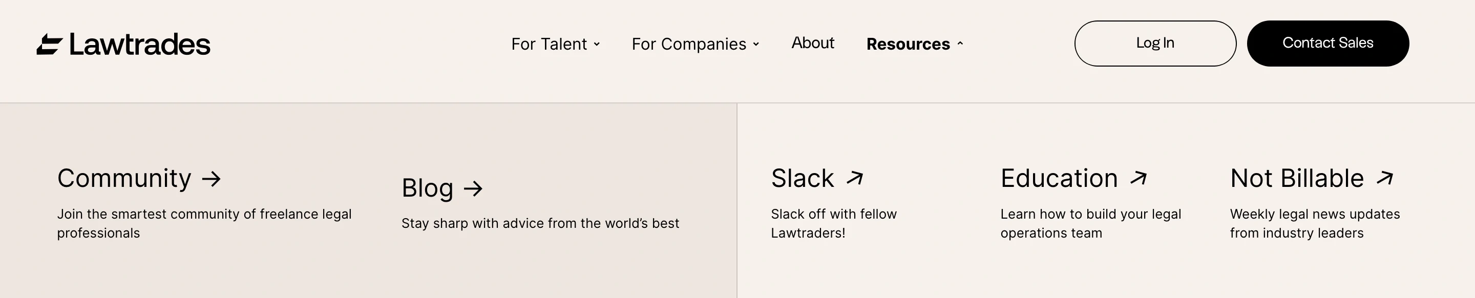 Lawtrades Navbar | Navbar Design Design