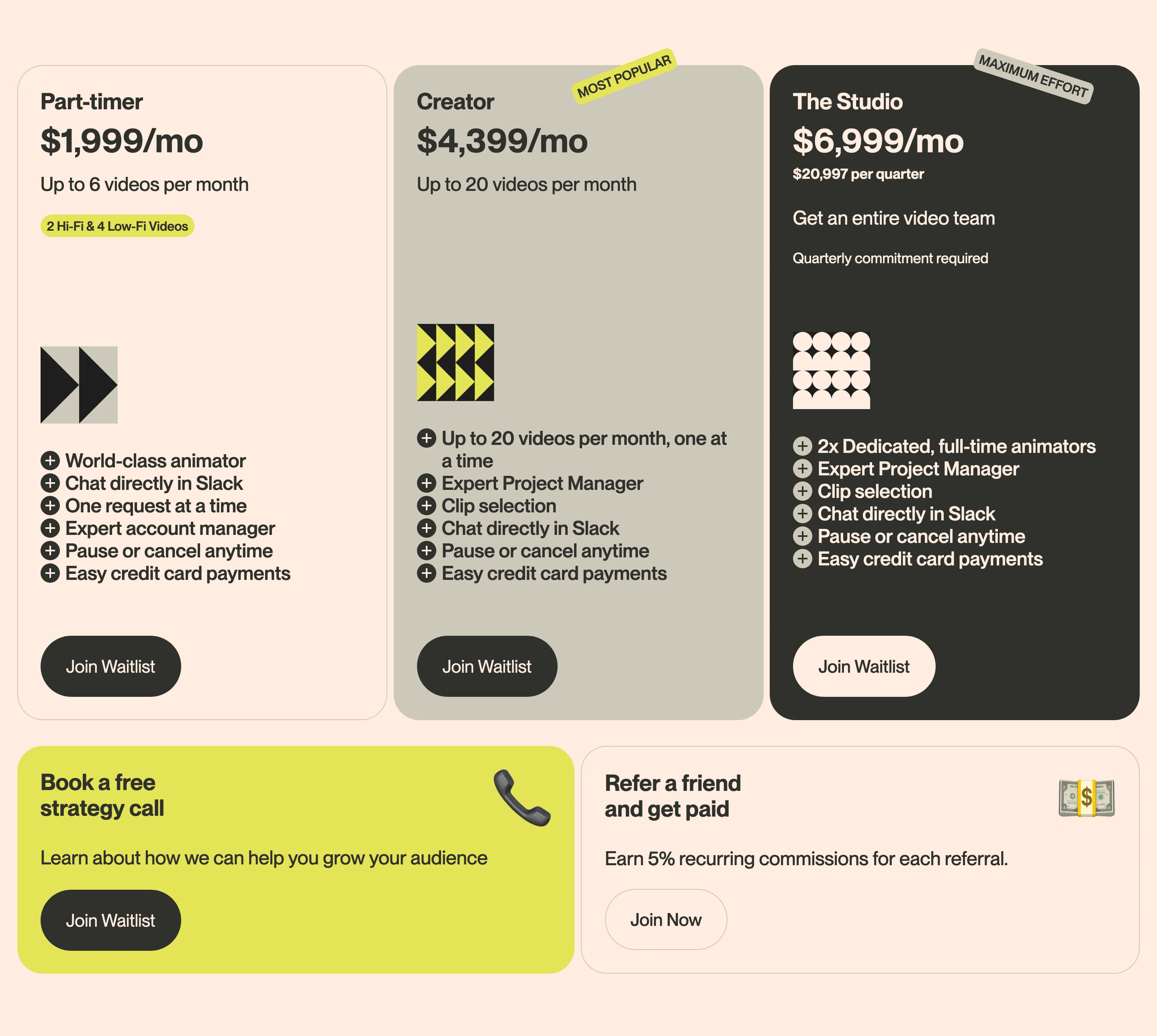 Pricing Section Design Inspiration - Unsection