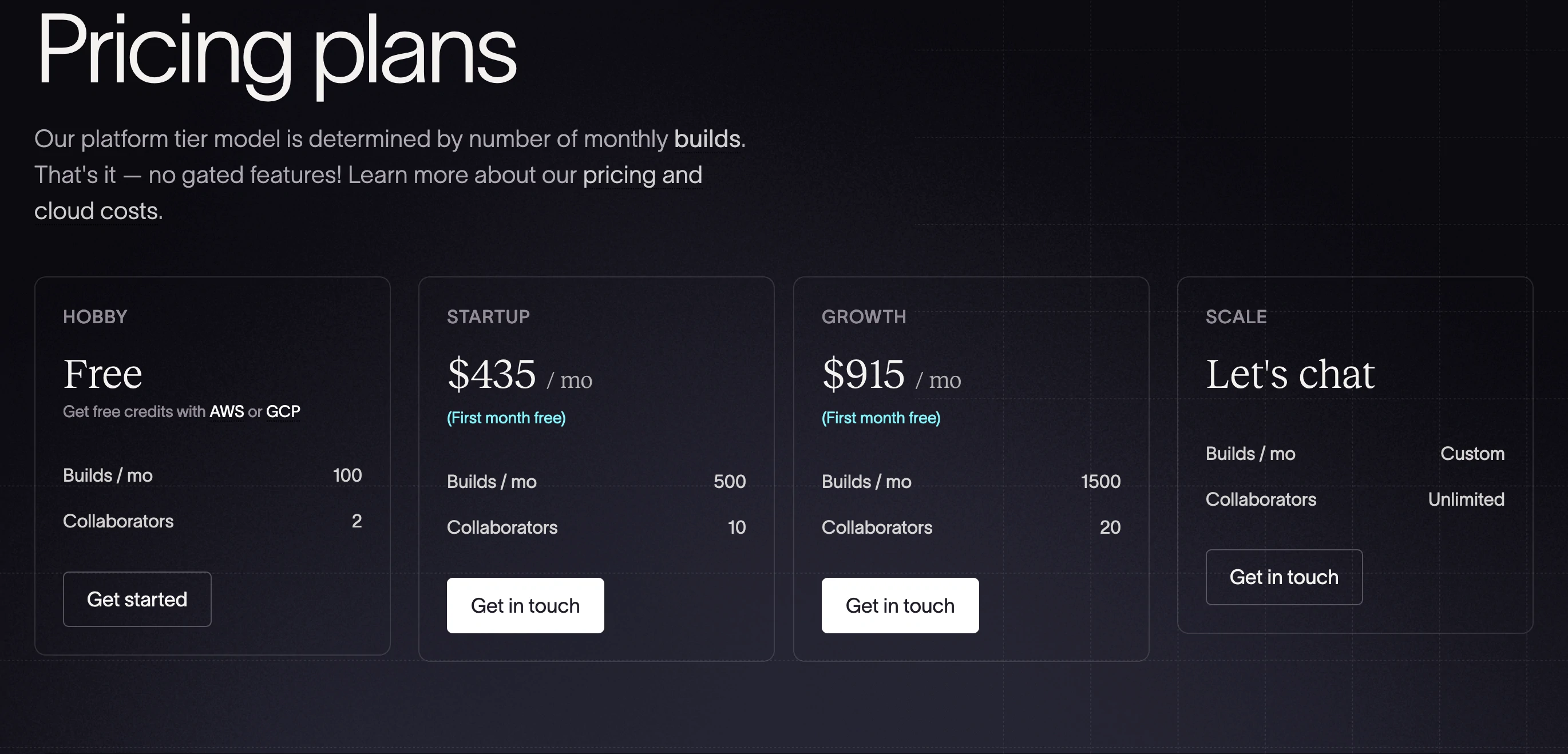 Coherence Pricing Section Pricing | Pricing Section Design Design