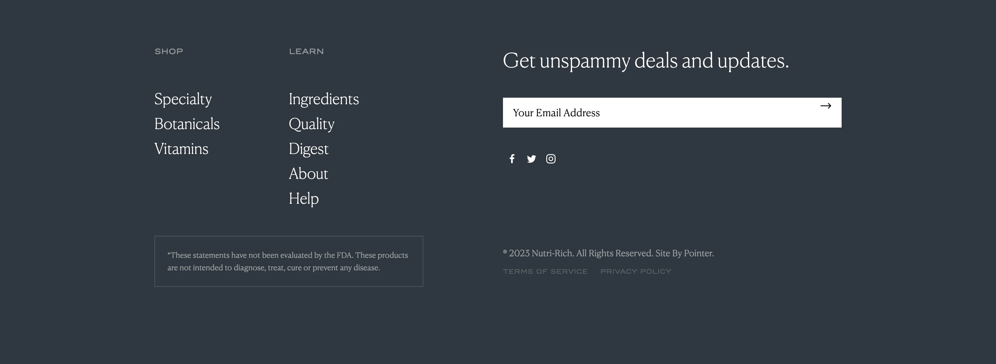 Footer Section Design Inspiration - Unsection