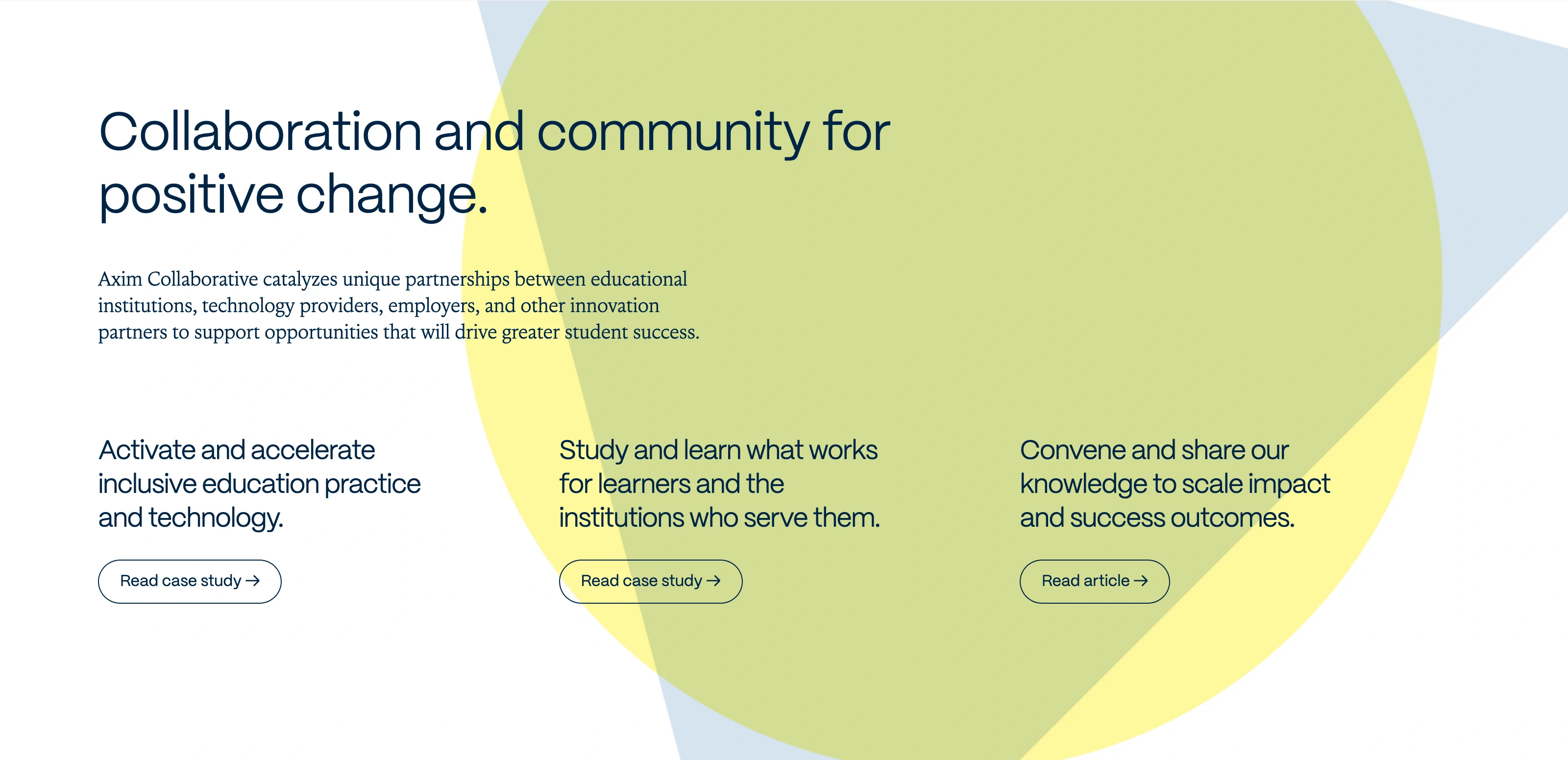 Axim Project Page Section Community | Feature Section Design Design