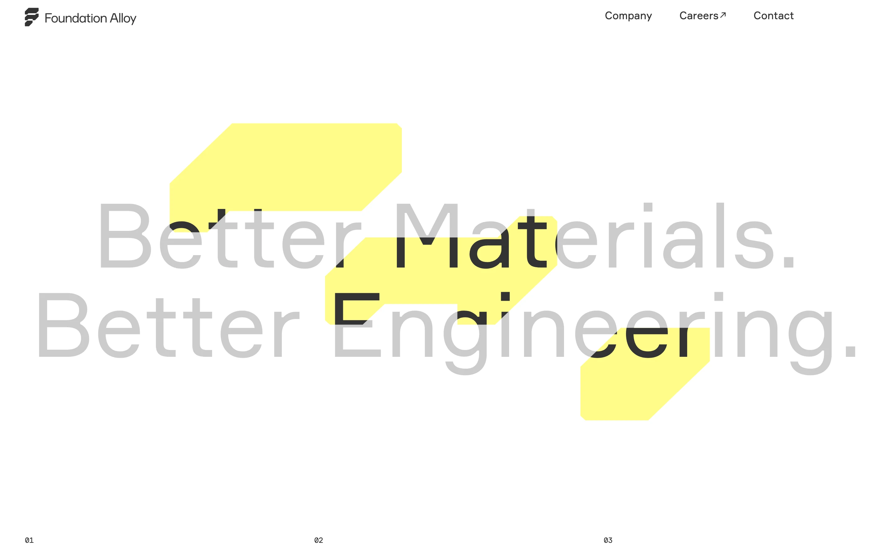 Foundation Alloy Home Page Section Hero | Hero Section Design Design