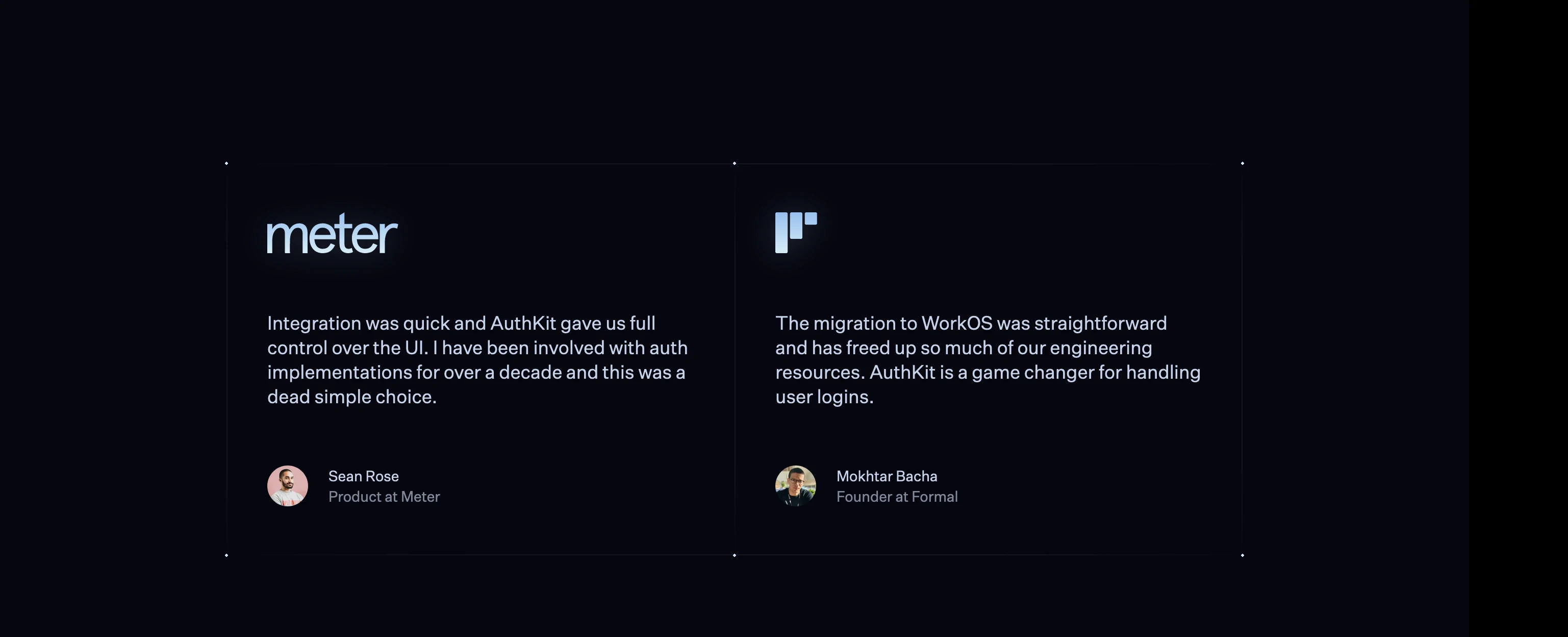 Testimonial Section Design Inspiration - Unsection