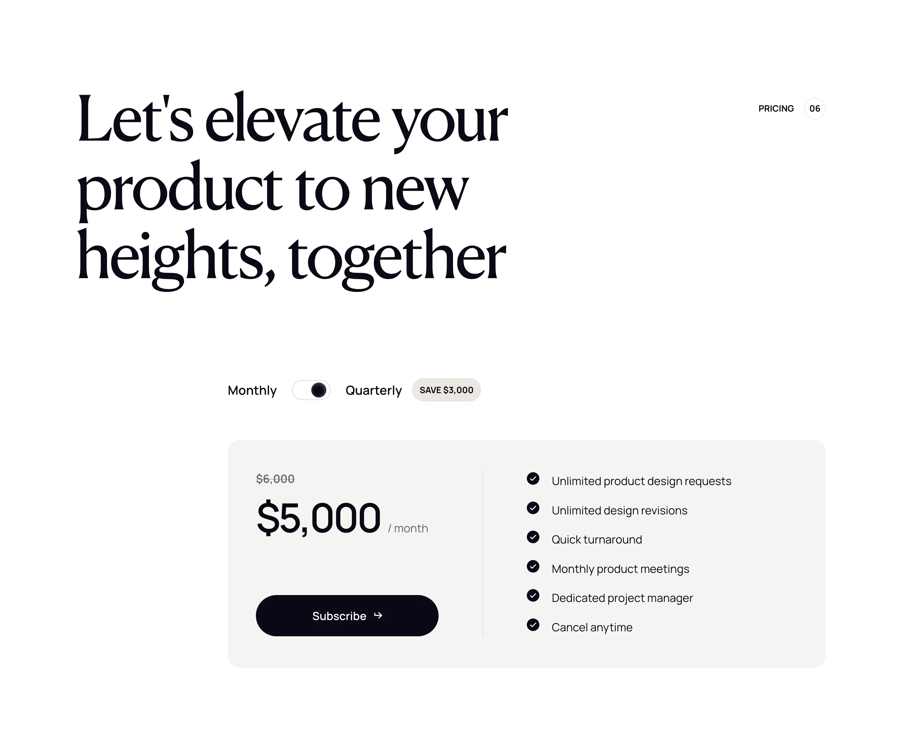 Paradigm Home Page Section Pricing | Pricing Section Design Design Paradigm Home Page Section Pricing | Pricing Section Design Design