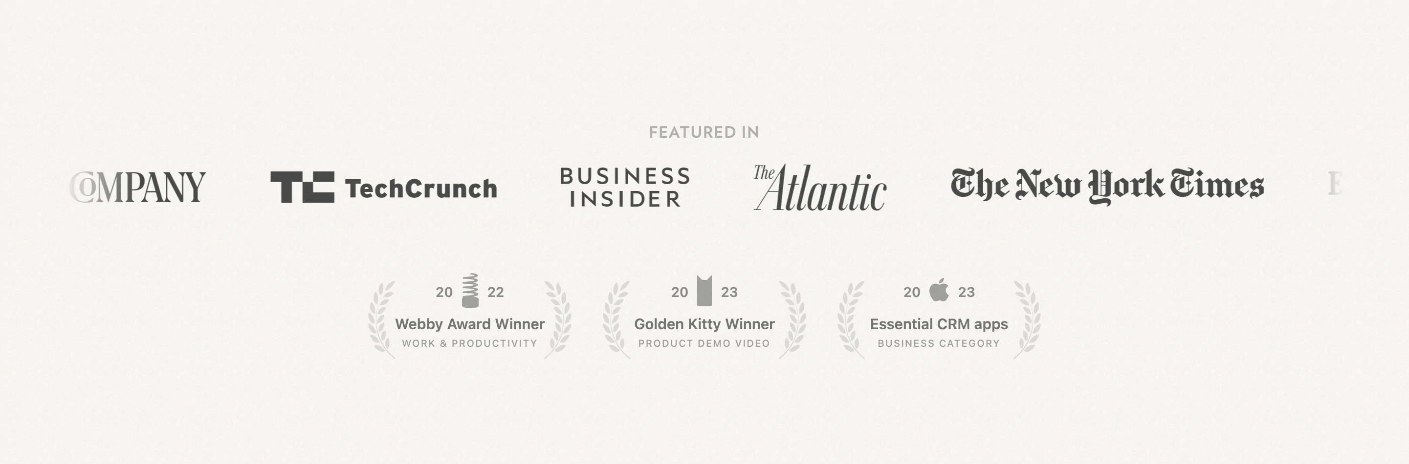 Logo Section Design Inspiration - Unsection