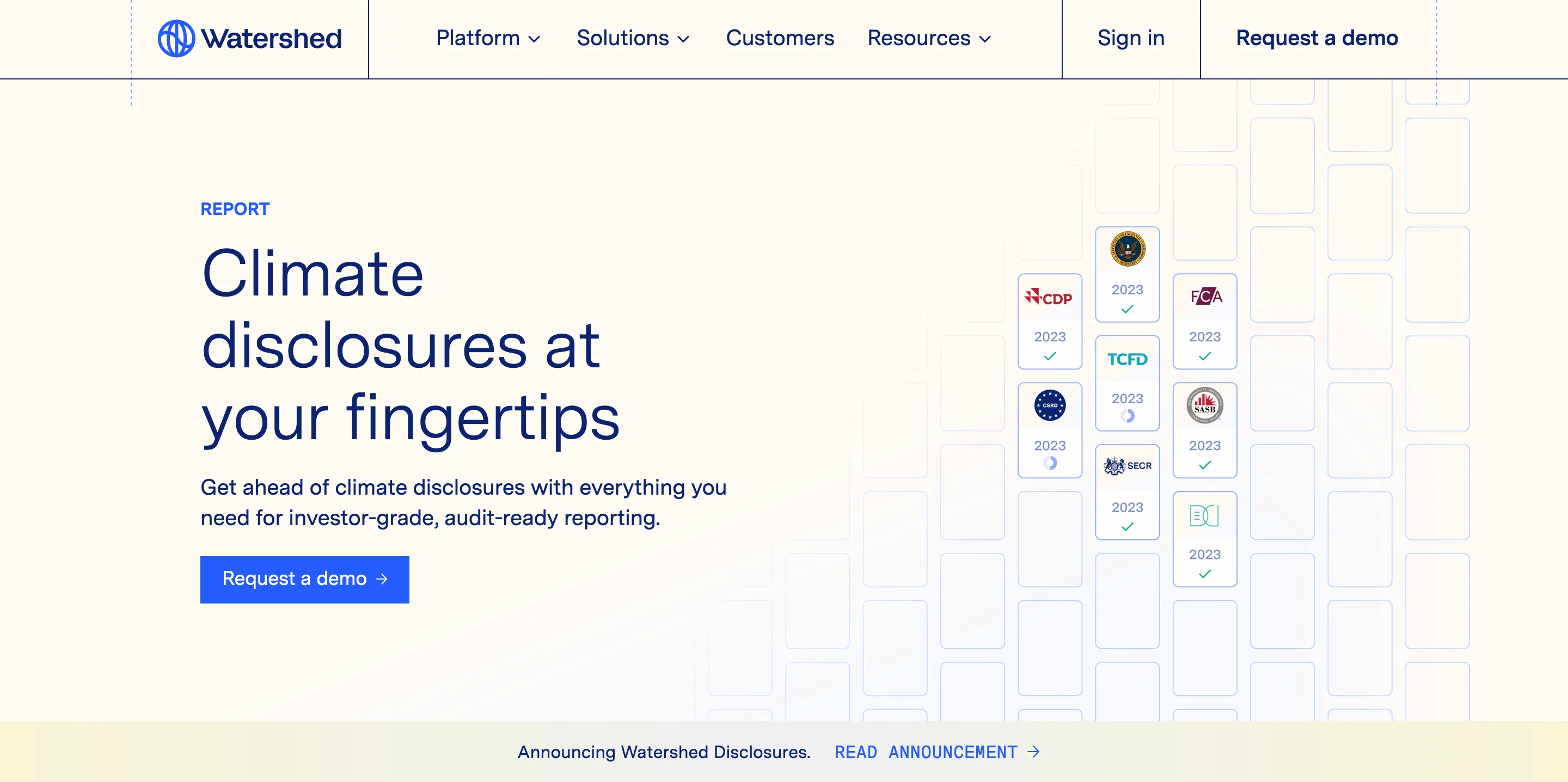 Watershed Event Page Section Hero | Hero Section Design Design