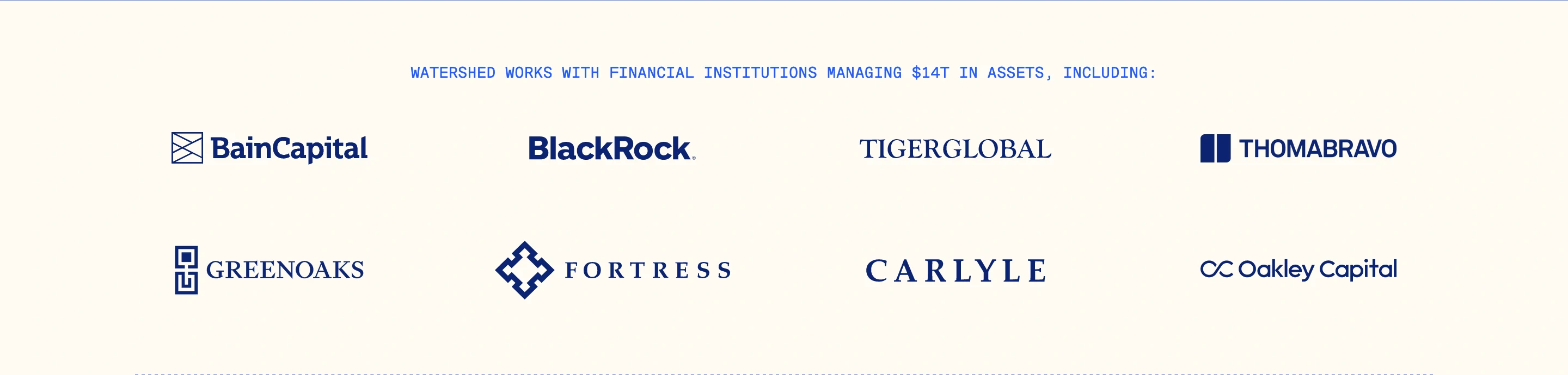 Watershed Solutions Page Section Logos | Logo Section Design Design