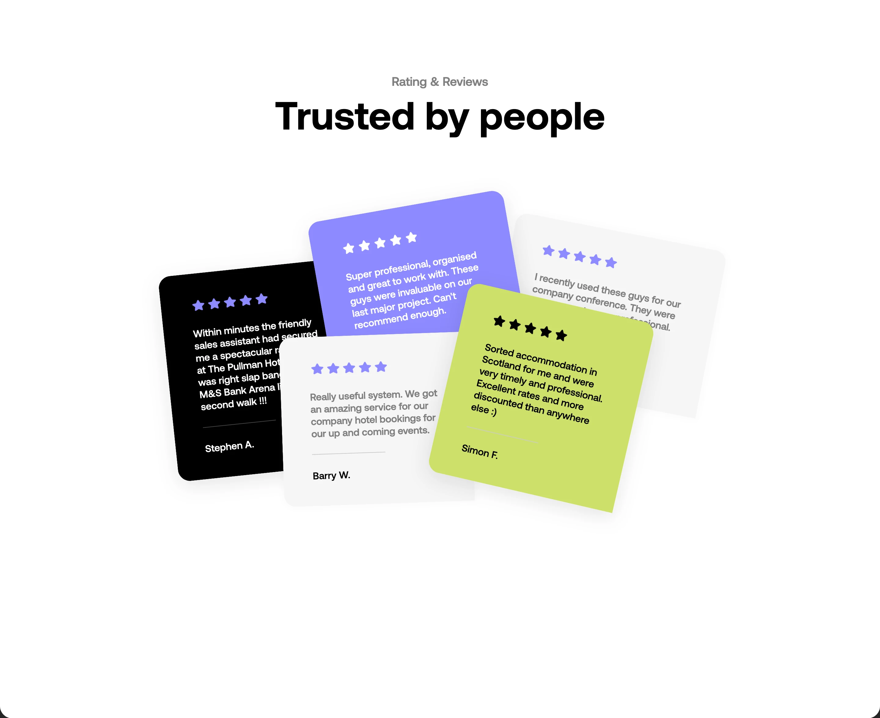 Testimonial Section Design Inspiration - Unsection