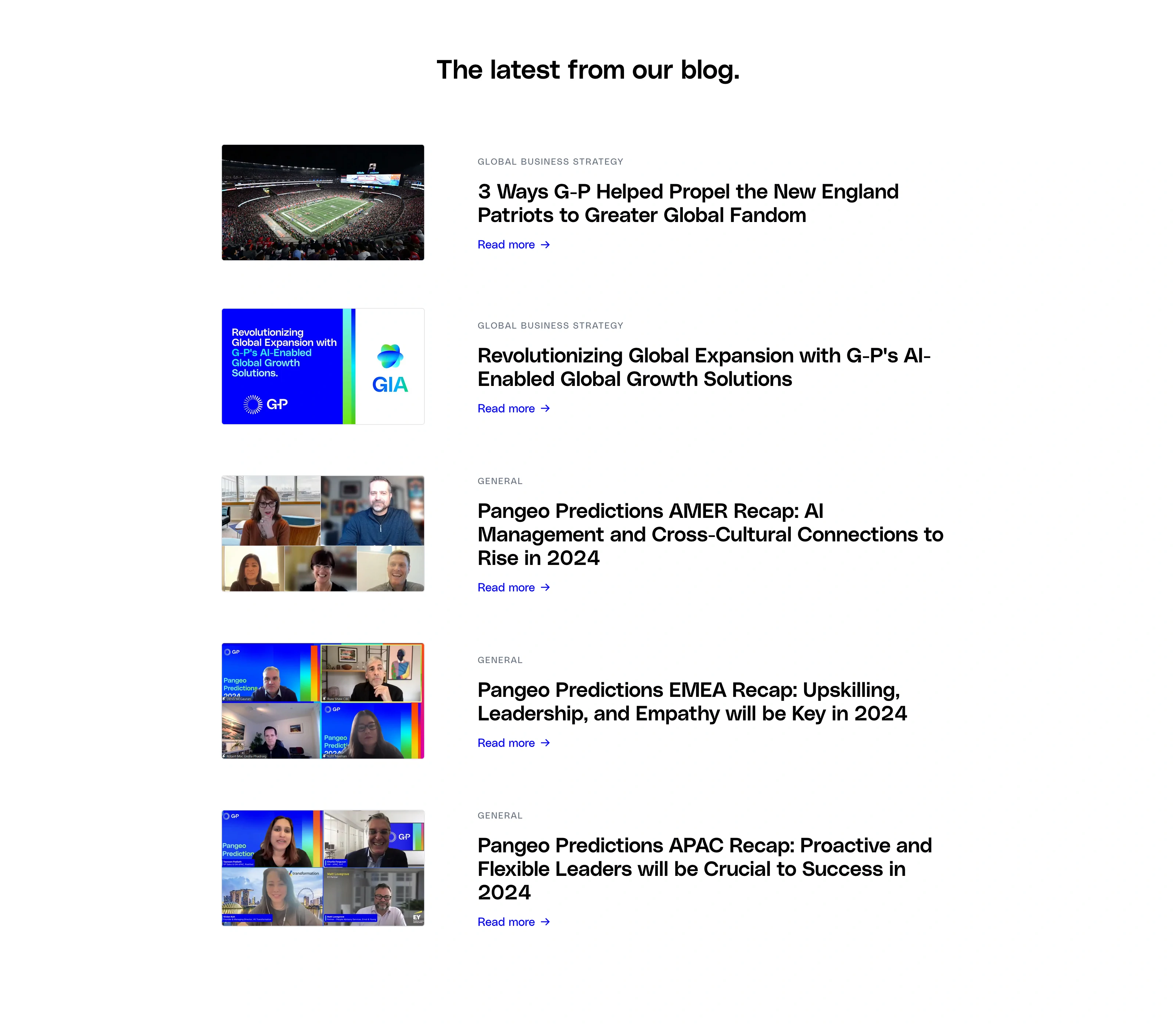 Blog Section Design Inspiration - Unsection