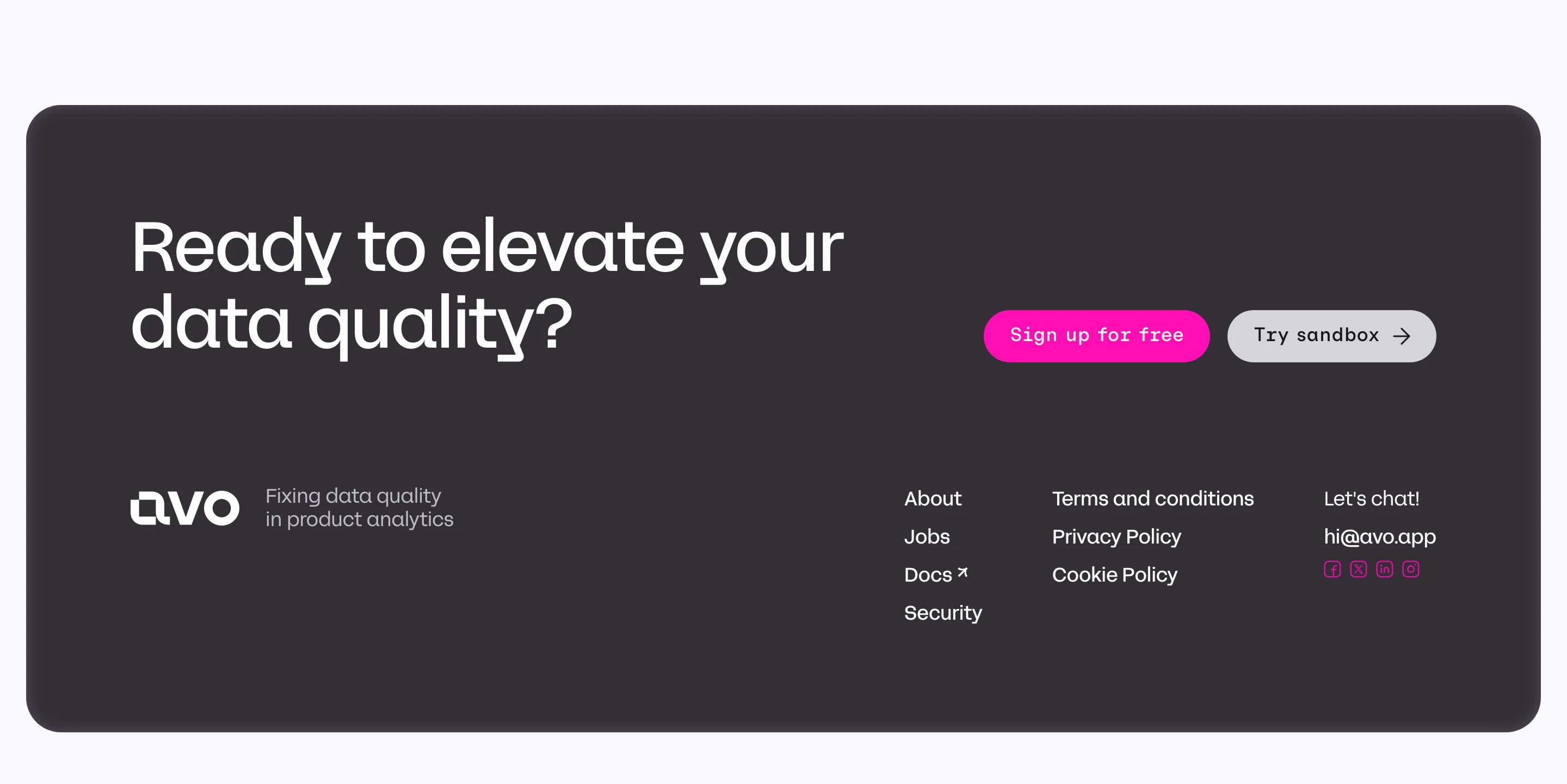 Footer Section Design Inspiration - Unsection