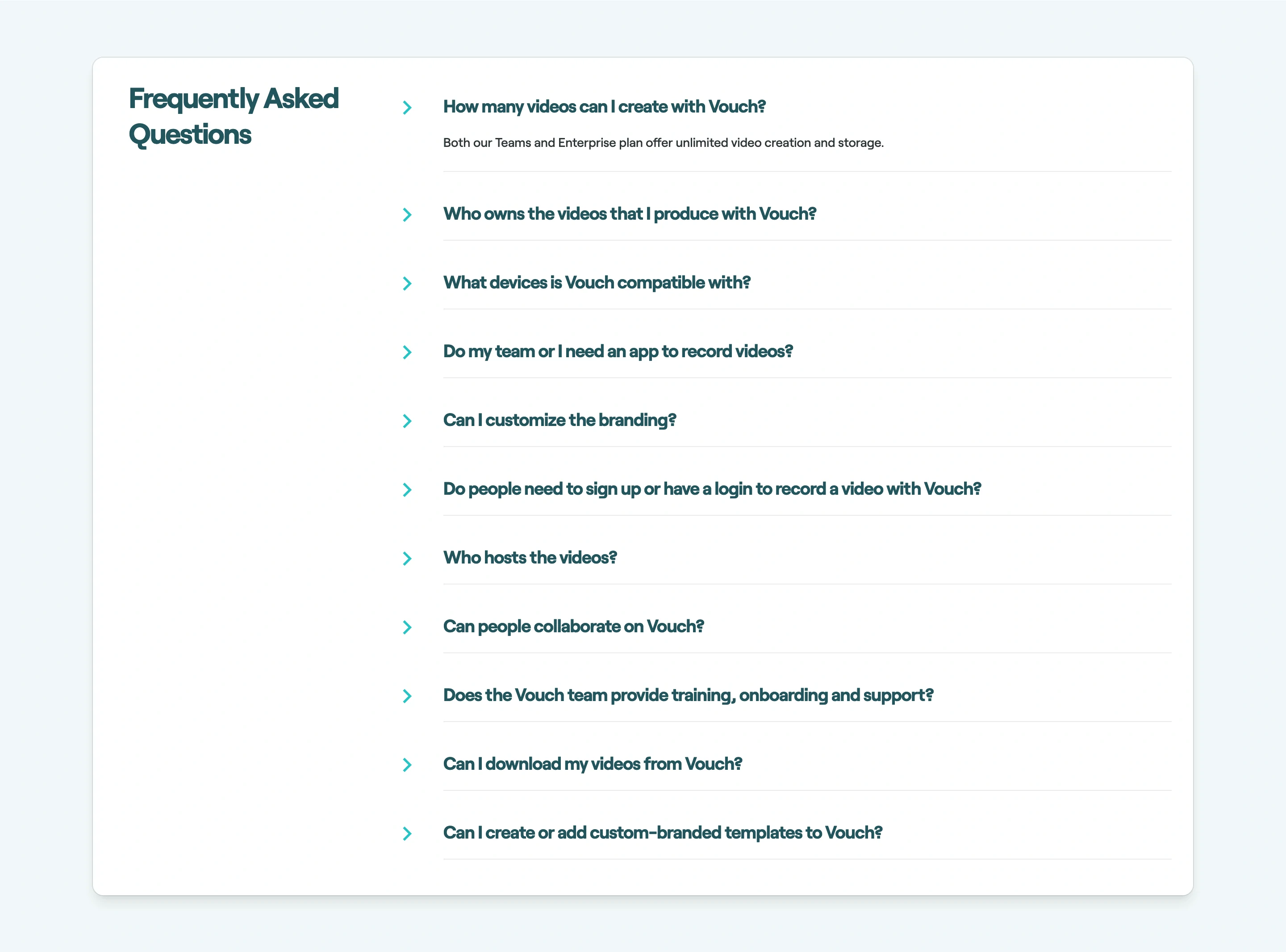 FAQ Section Design Inspiration - Unsection