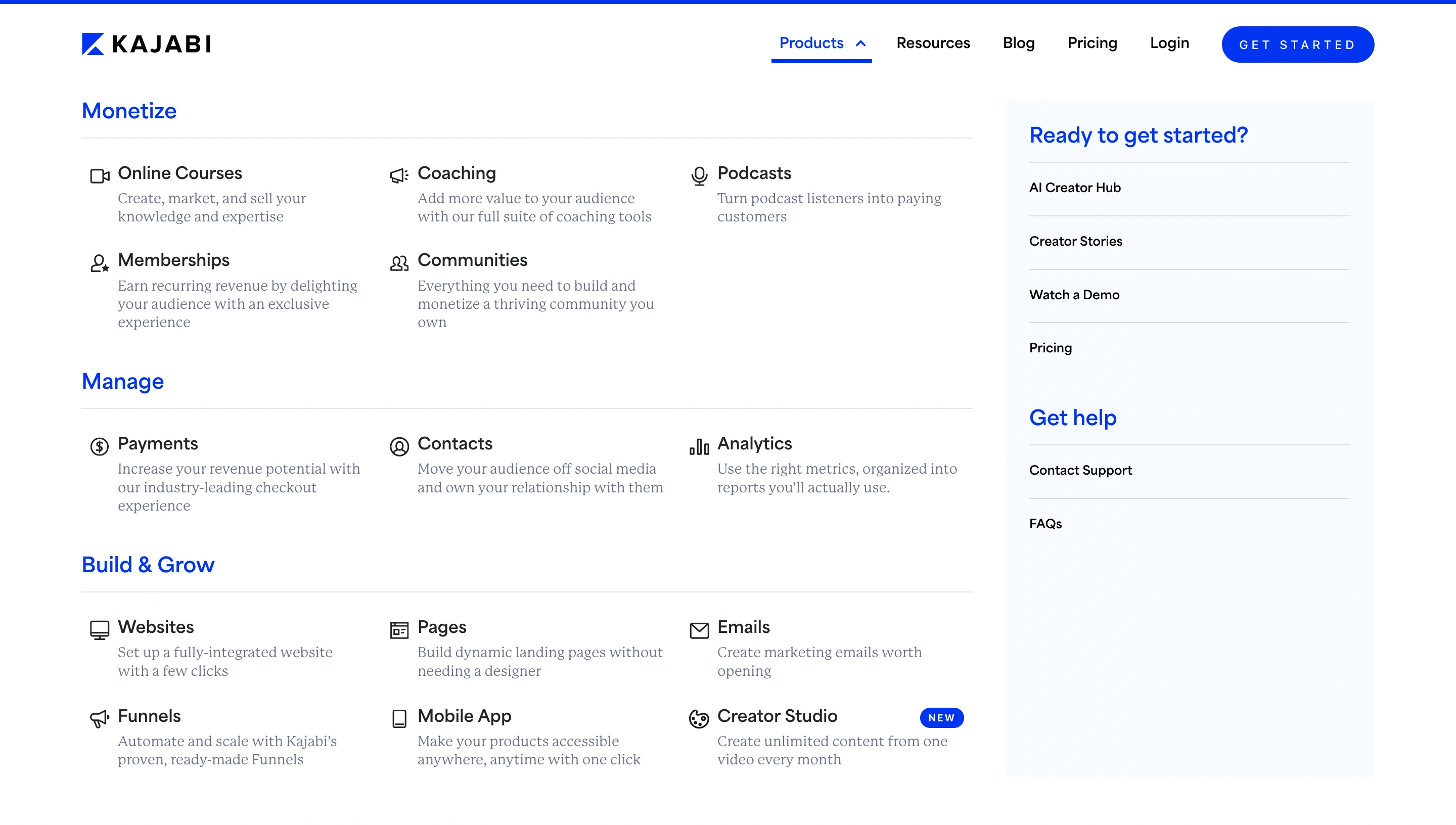 Kajabi Product Dropdown Menu | Navbar Design Design Kajabi Product Dropdown Menu | Navbar Design Design