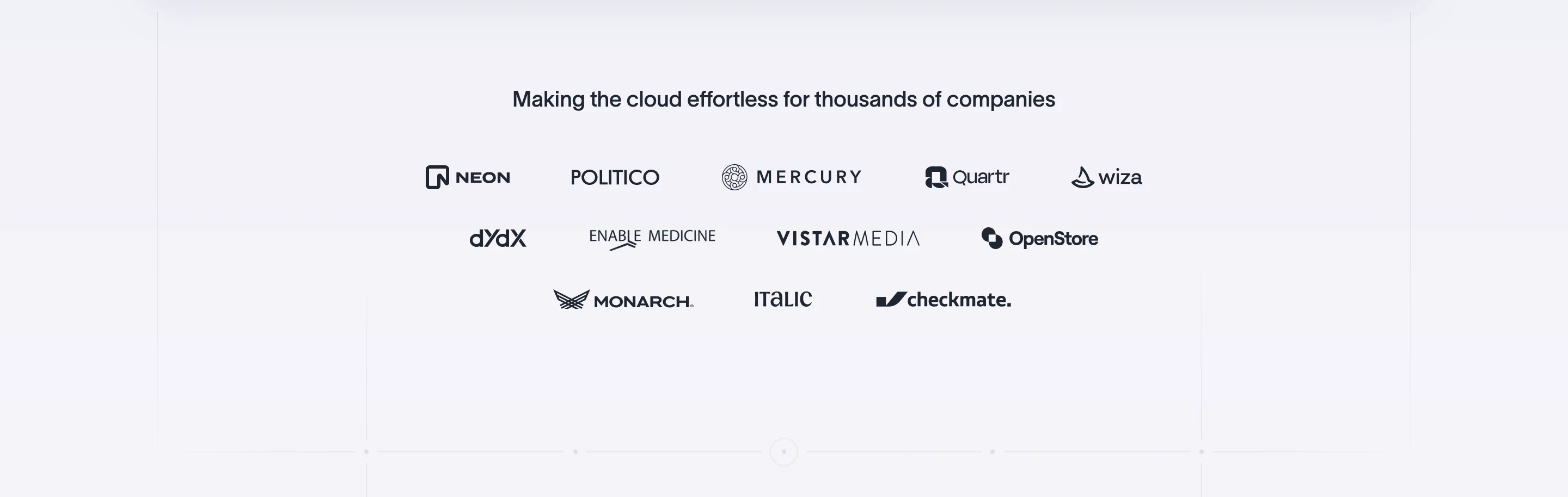 Logo Section Design Inspiration - Unsection