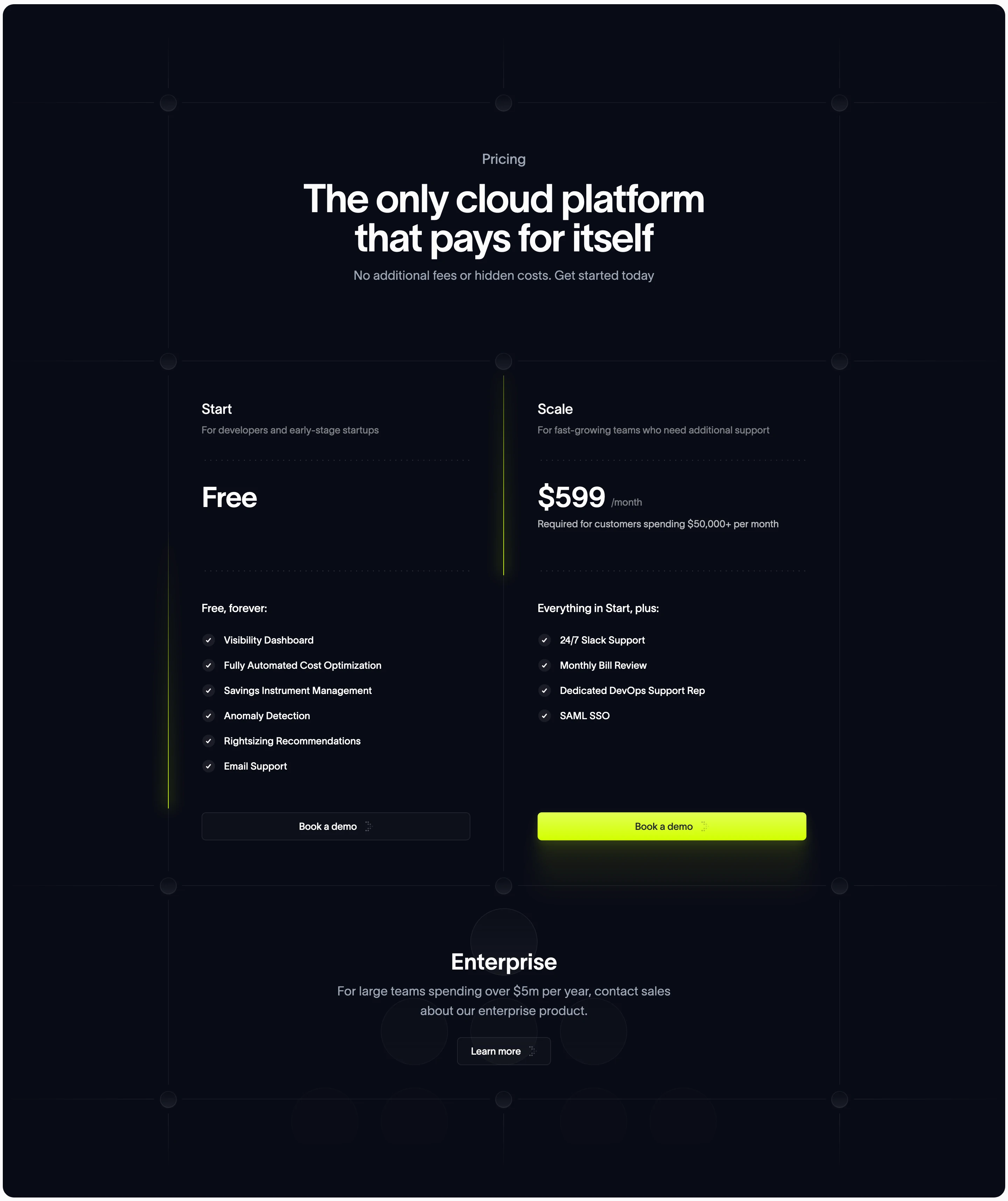 Pricing Section Design Inspiration - Unsection