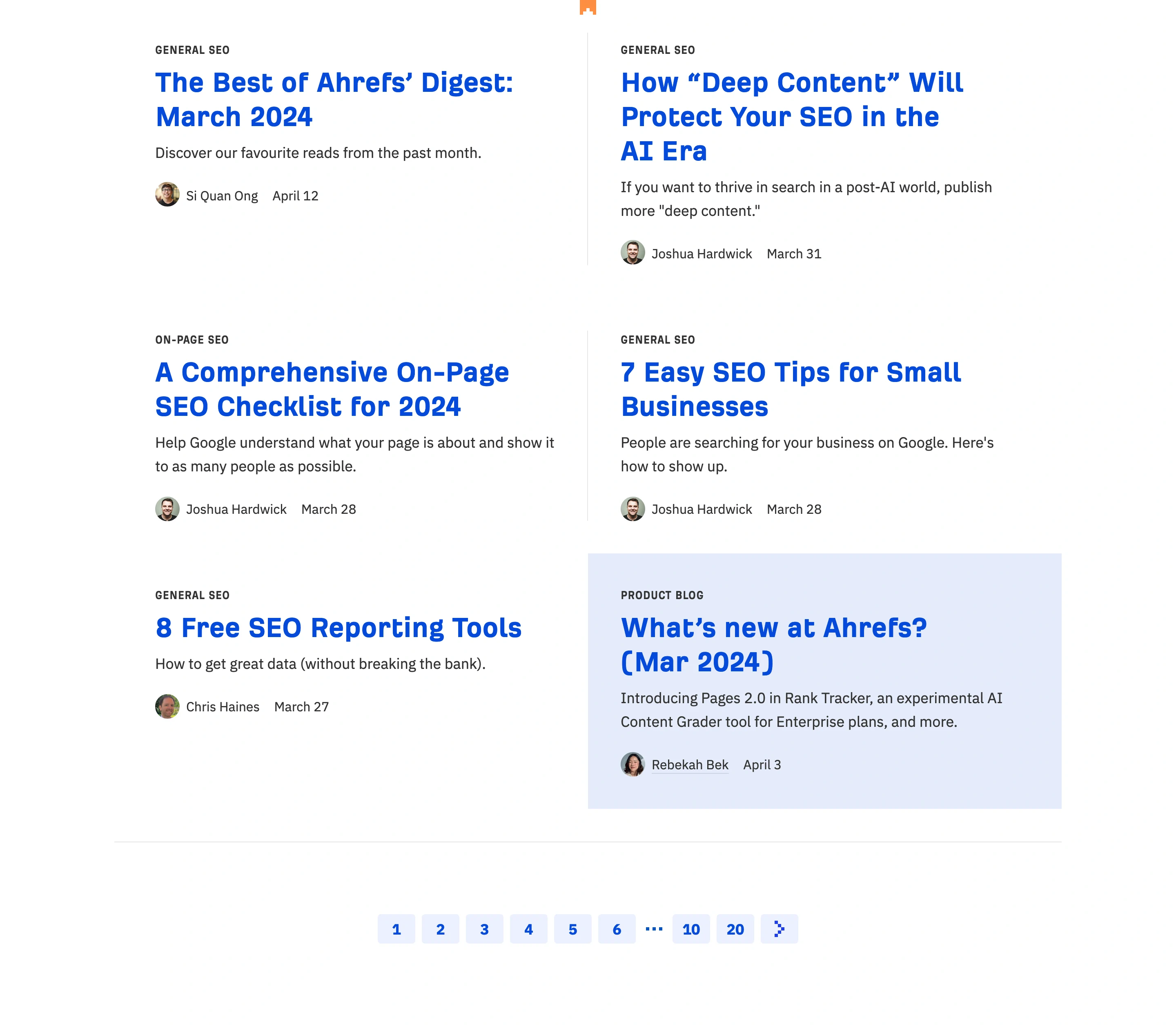 Blog Section Design Inspiration - Unsection