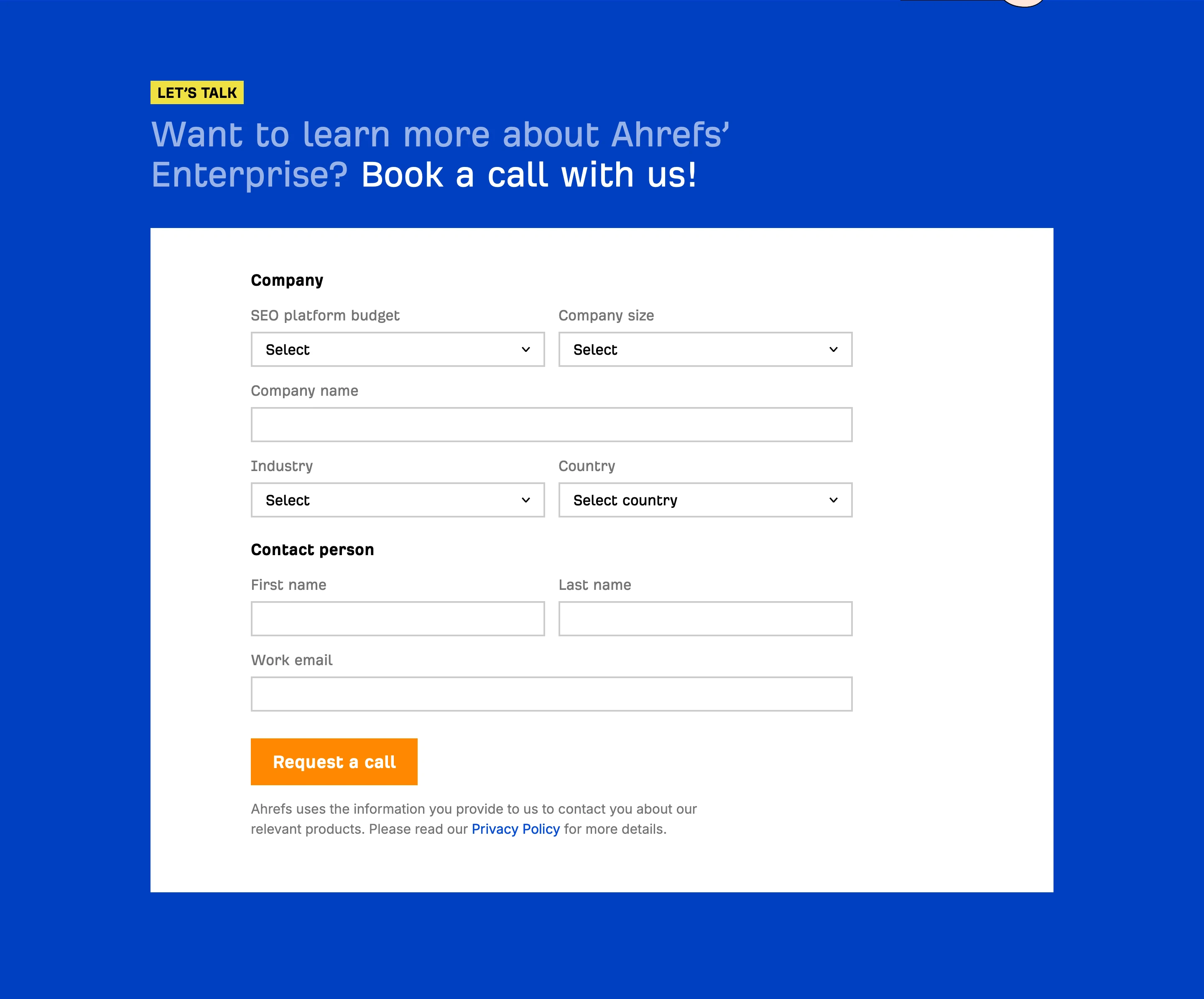 Contact Section Design Inspiration - Unsection