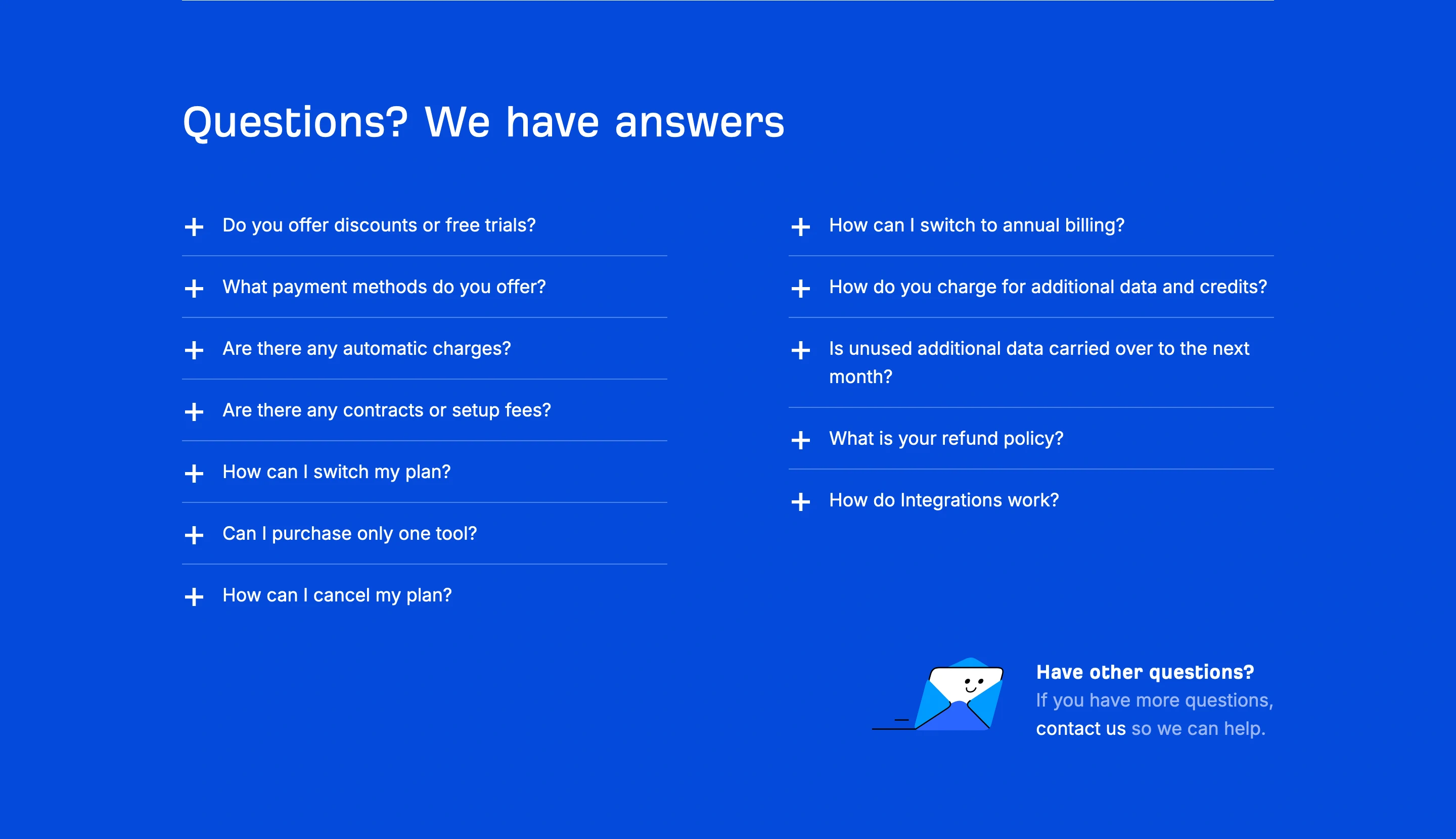 FAQ Section Design Inspiration - Unsection