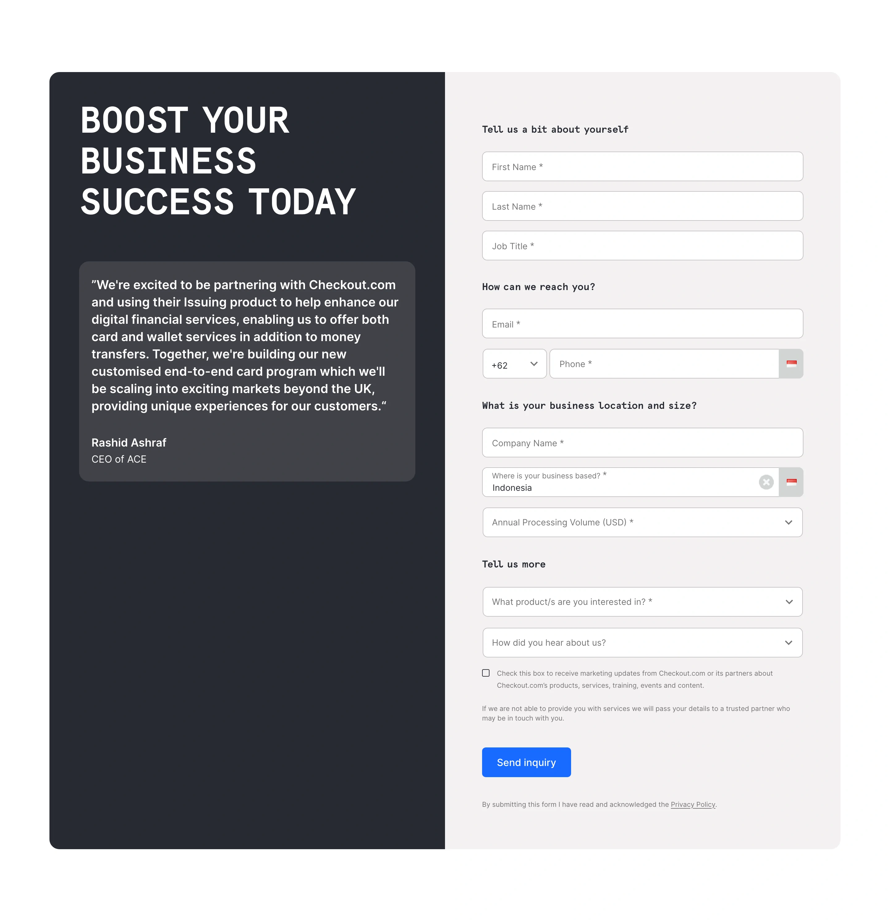 Curated Website Section Designs | Home