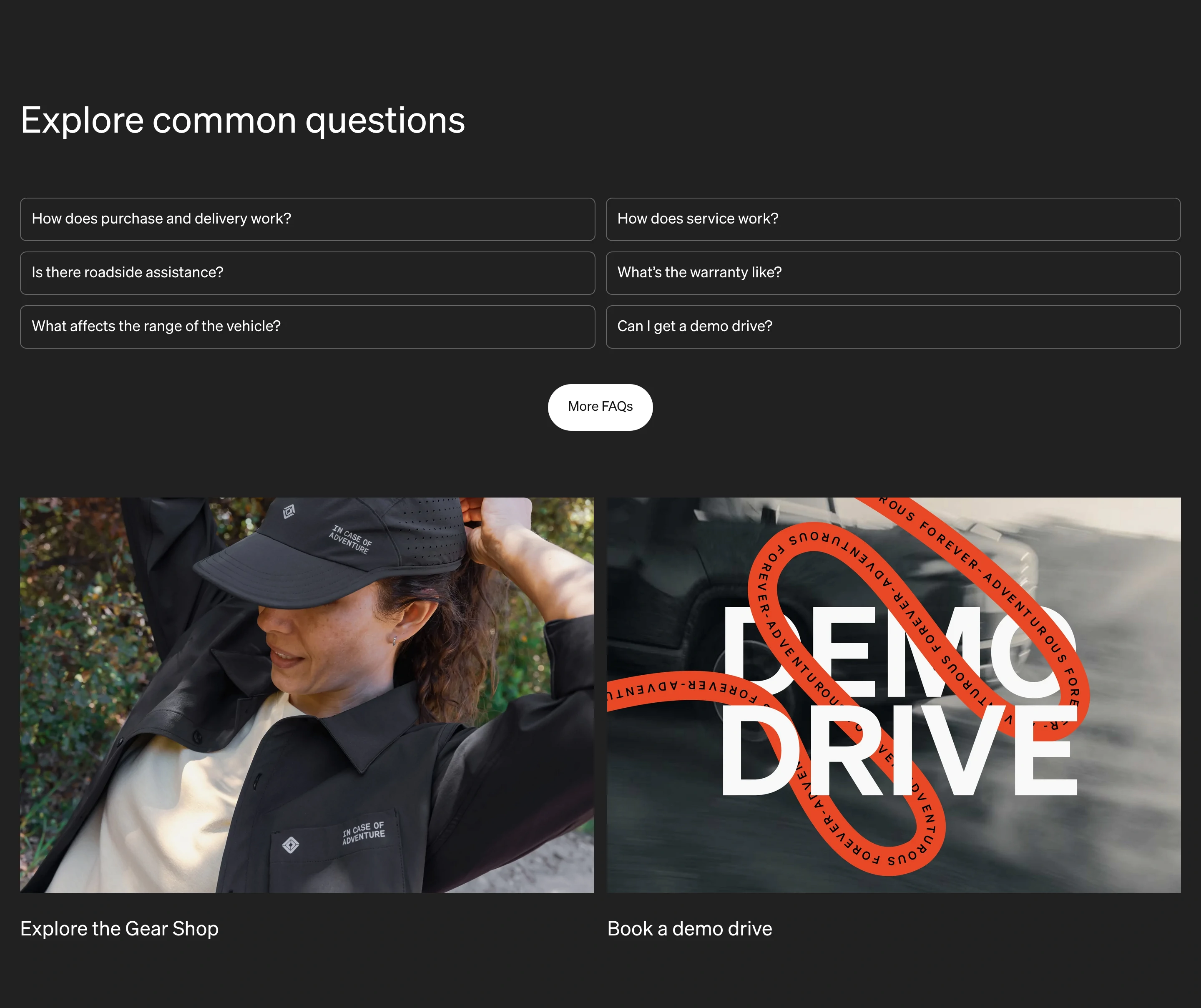 Curated Website Section Designs | Home