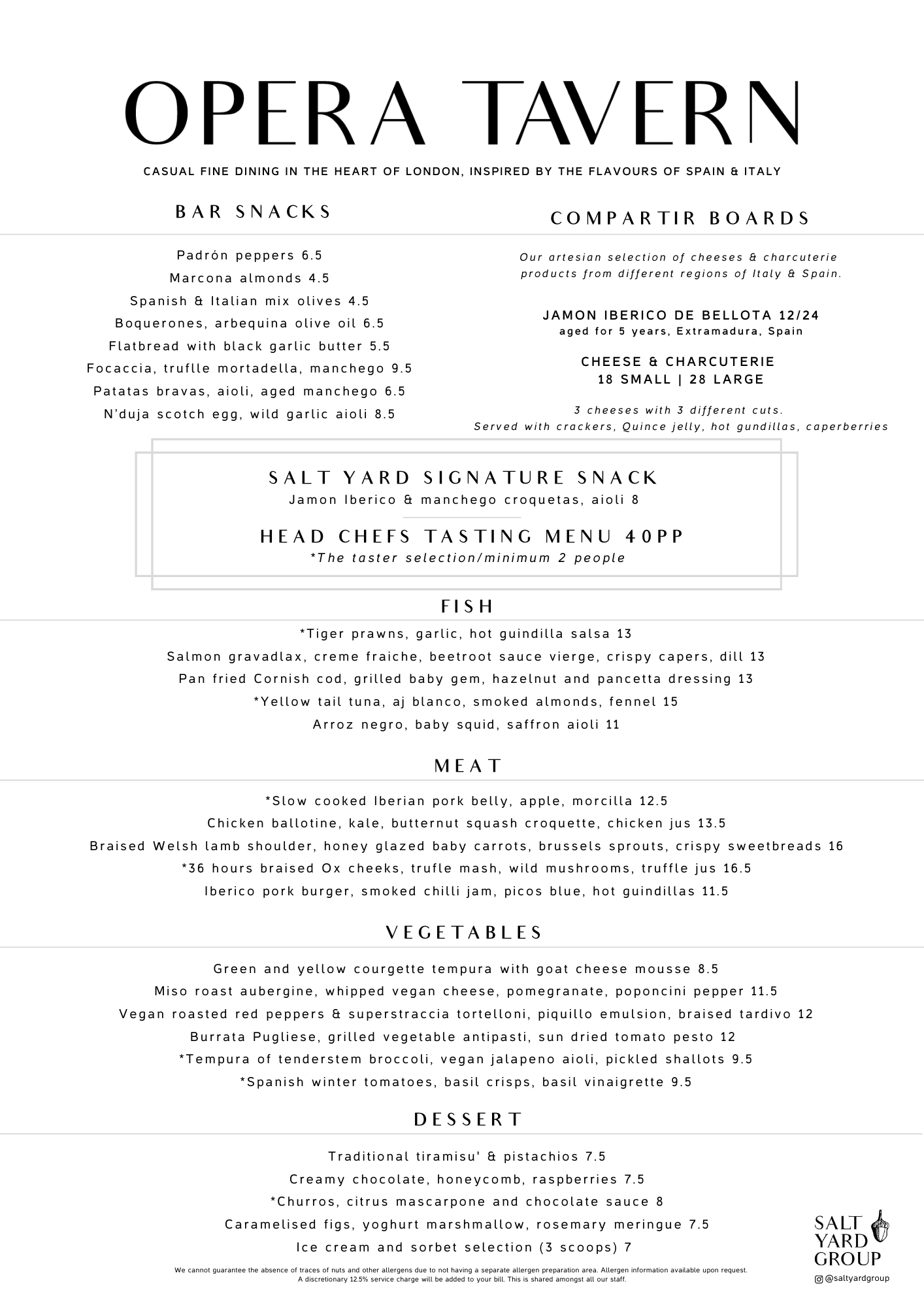 Opera Tavern • Covent Garden