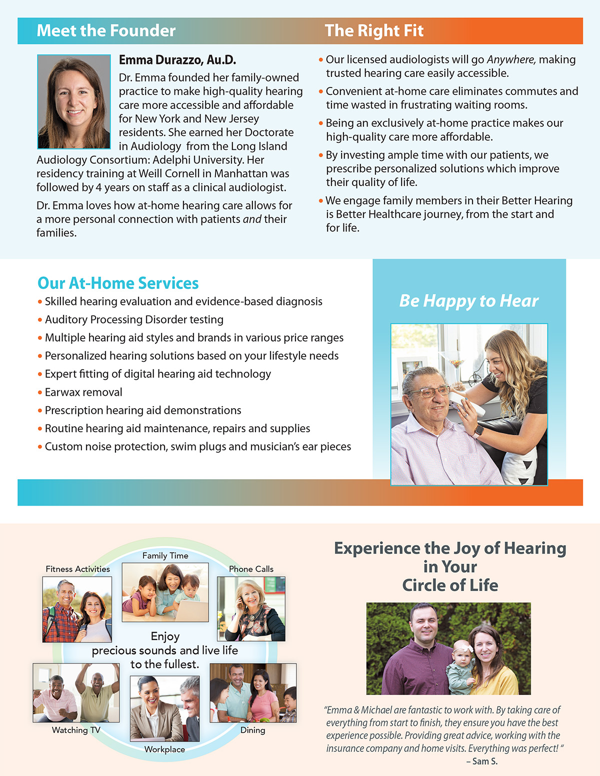 Brochure for Anywhere Audiology