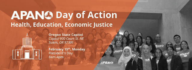 APANO Day of Action, February 15th | APANO