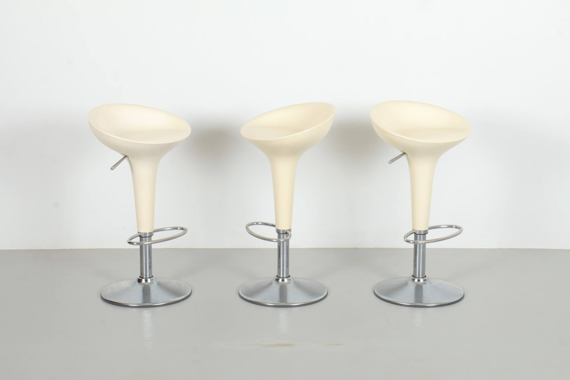 Three Iconic Stefano Giovannoni 'Bombo' Stools by Magis