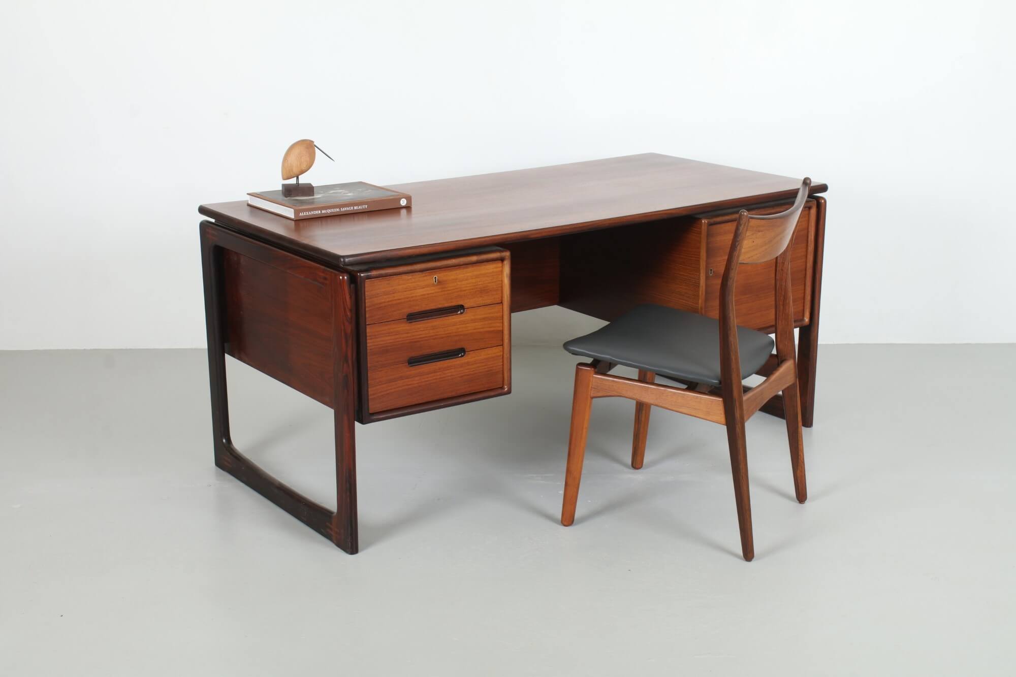 Refined Danish Executive Desk by Dyrlund