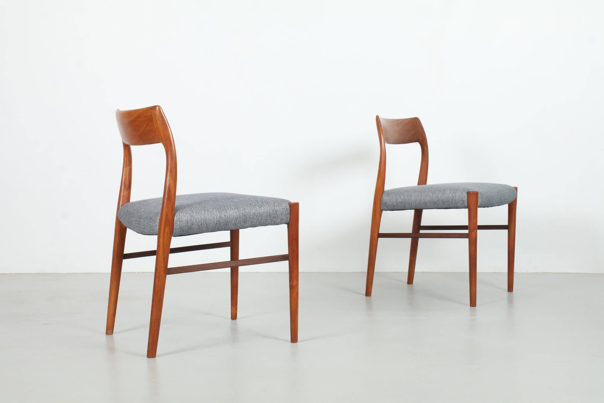 Six Sculptural 'Miller' Dining Chairs by Danske Mobler