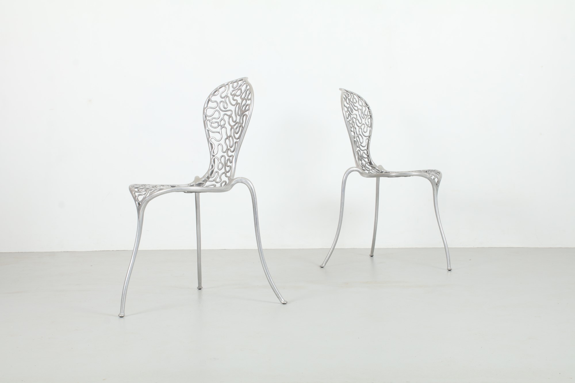 Coveted Stephane Rondel Aluminium 'Peanut' Chair